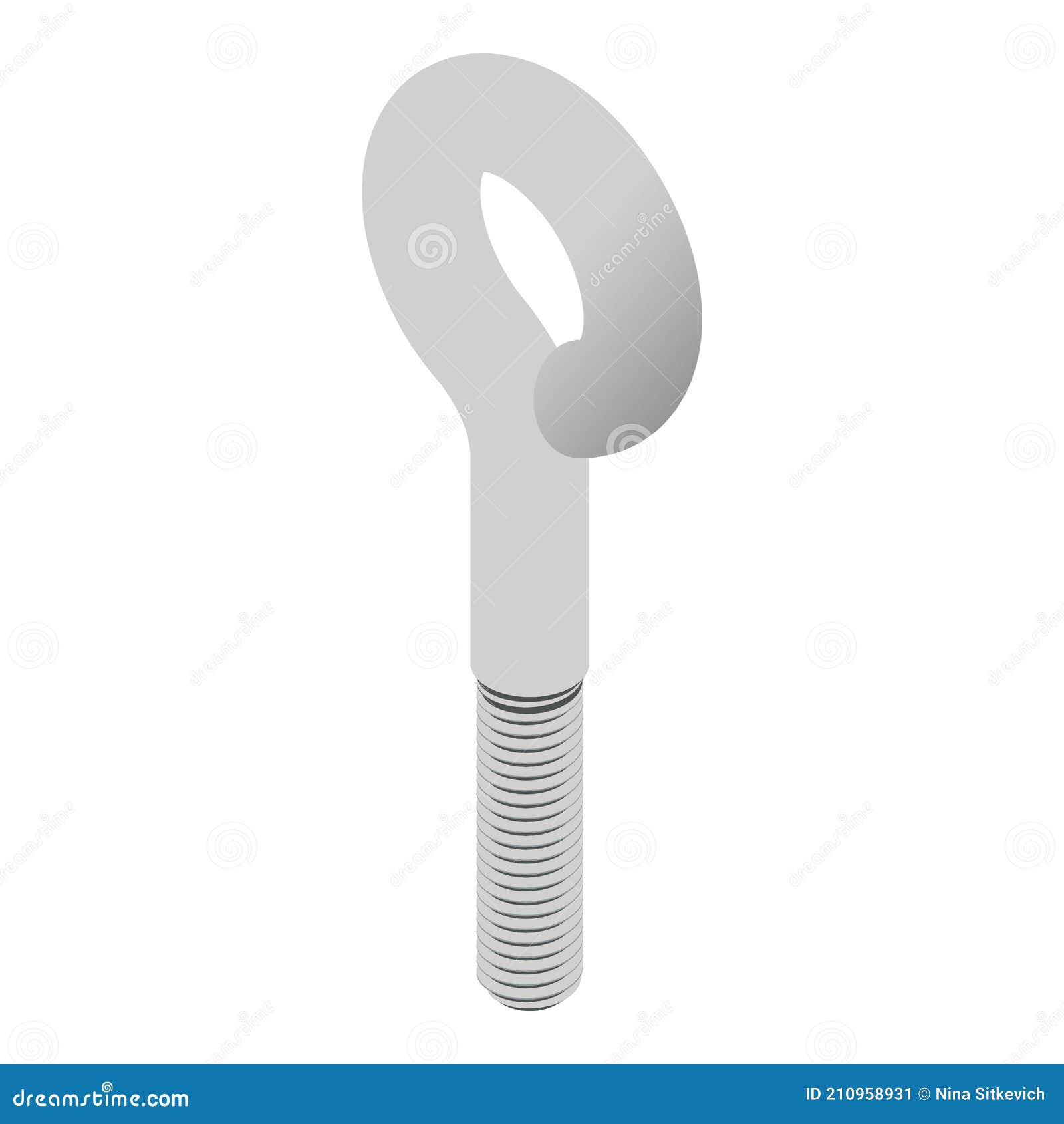 Hook icon, isometric style stock vector. Illustration of industry ...