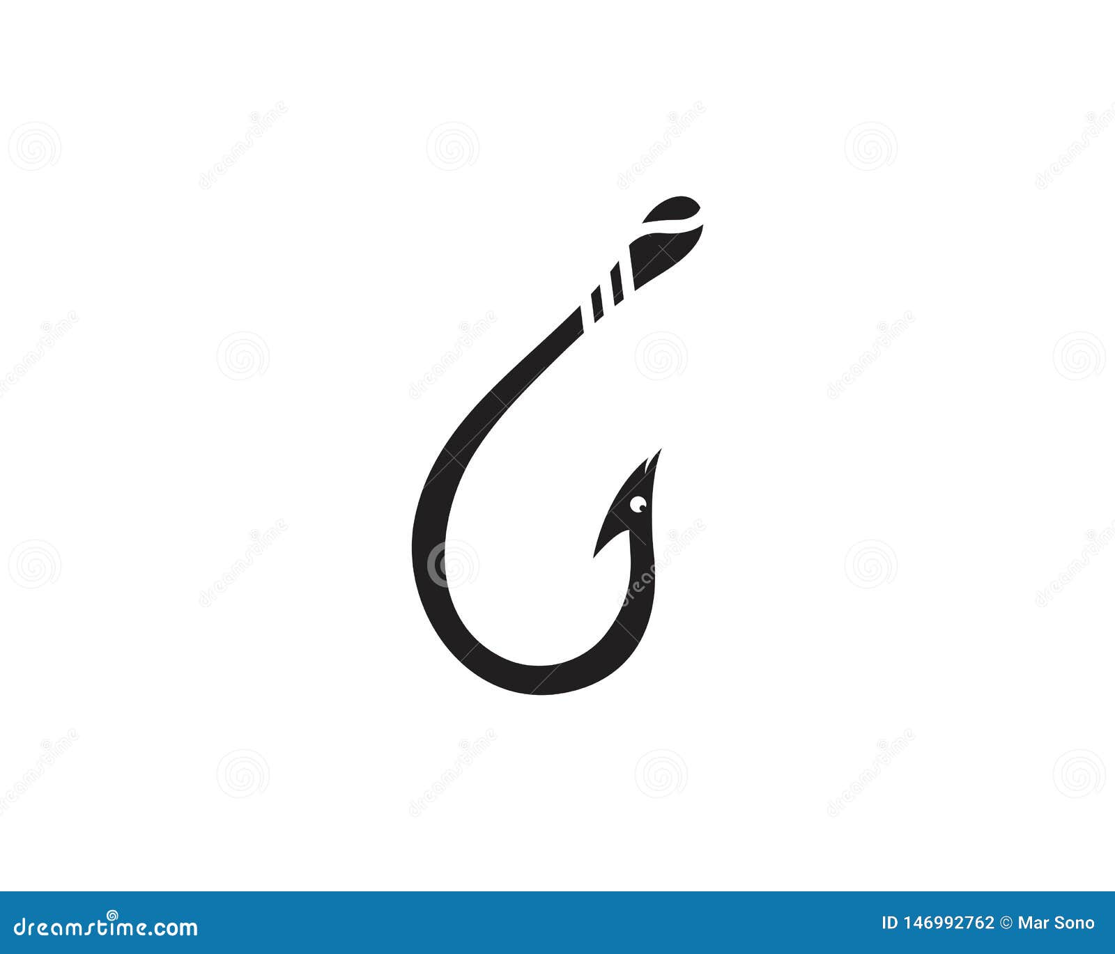 Hook Symbol and Logo Icon Vectors Stock Vector - Illustration of ...