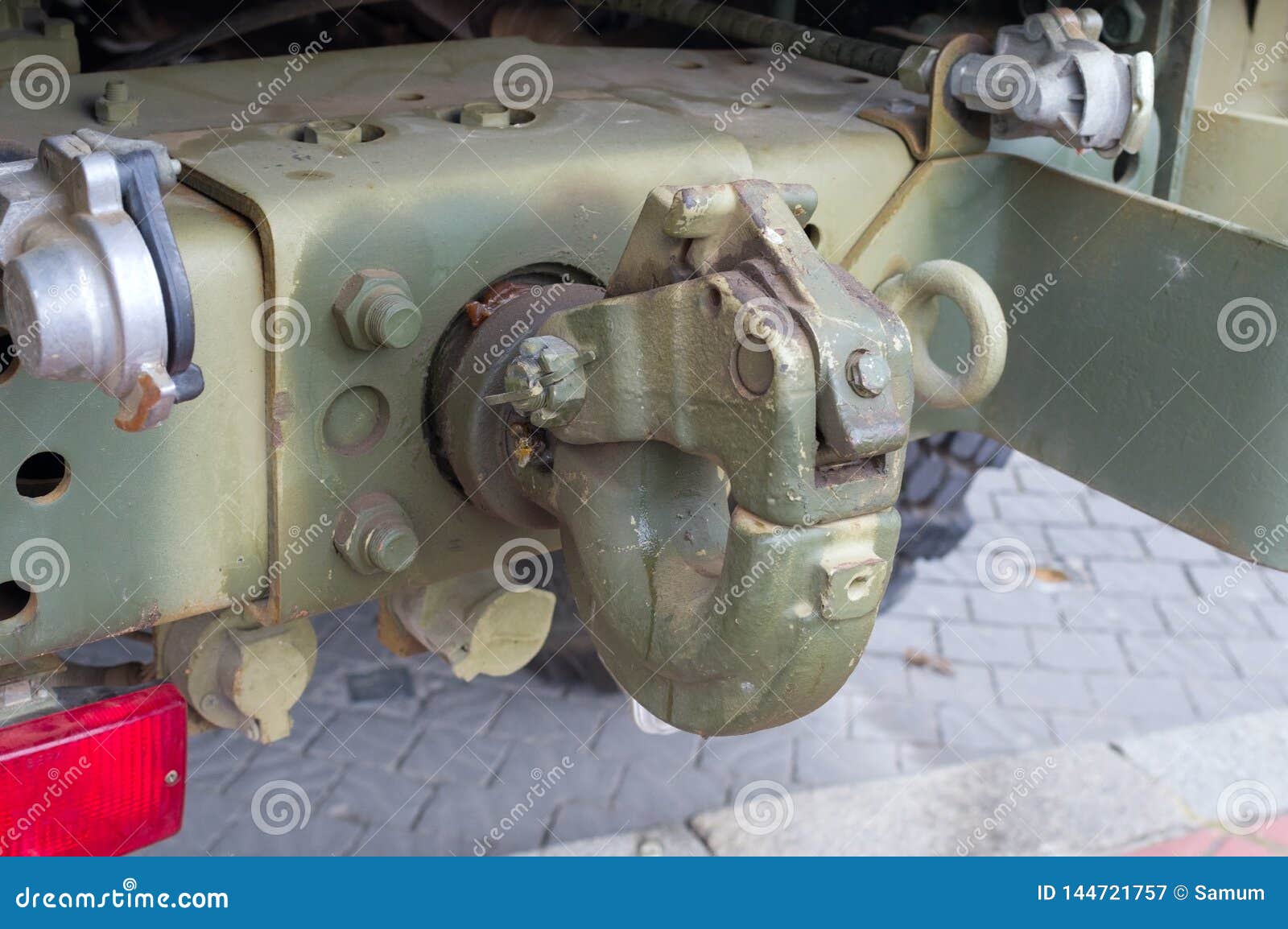 Hook for towing on car stock image. Image of steel, emergency - 144721757