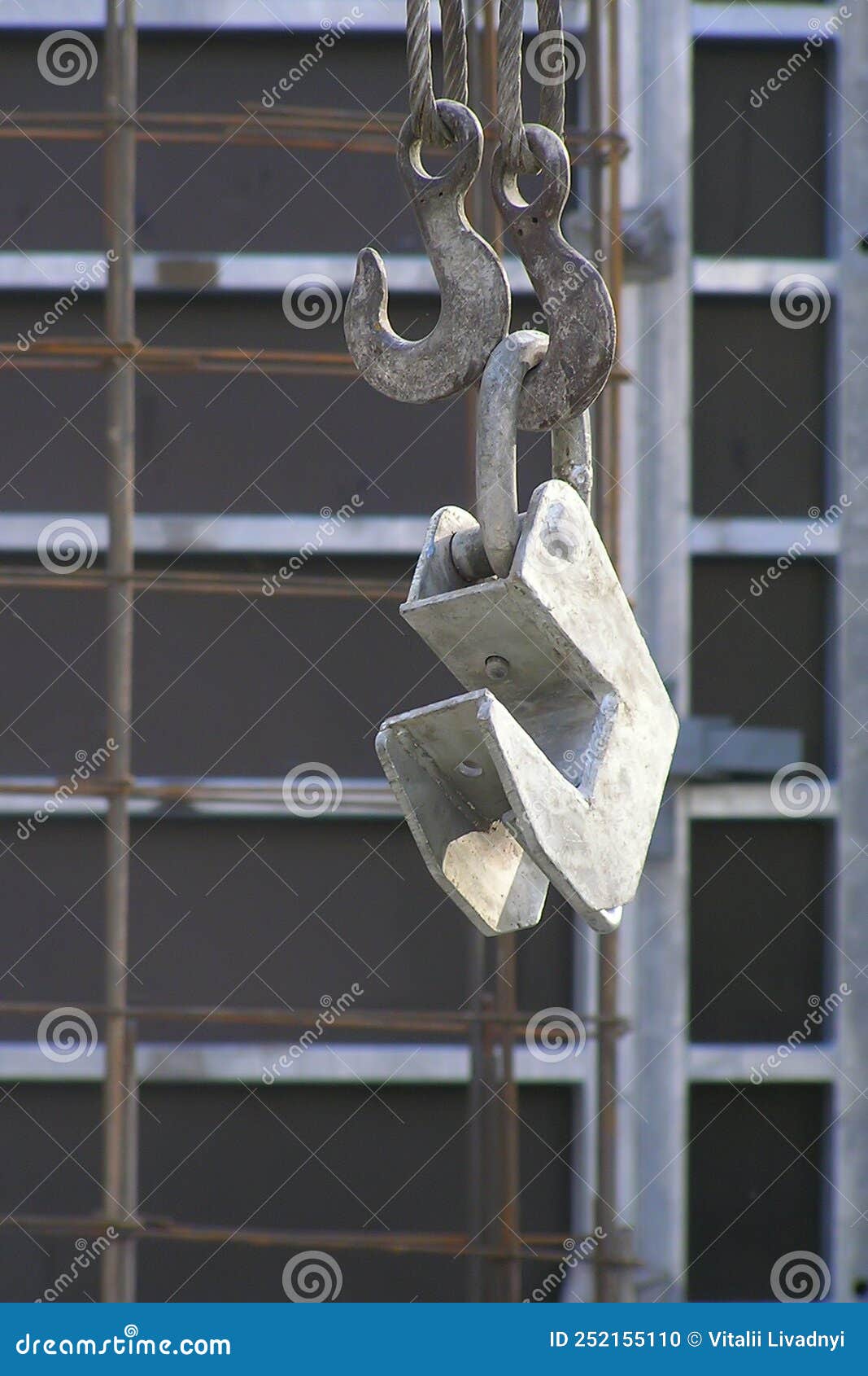 Hook for wall stock photo. Image of clamp, machinery - 252155110