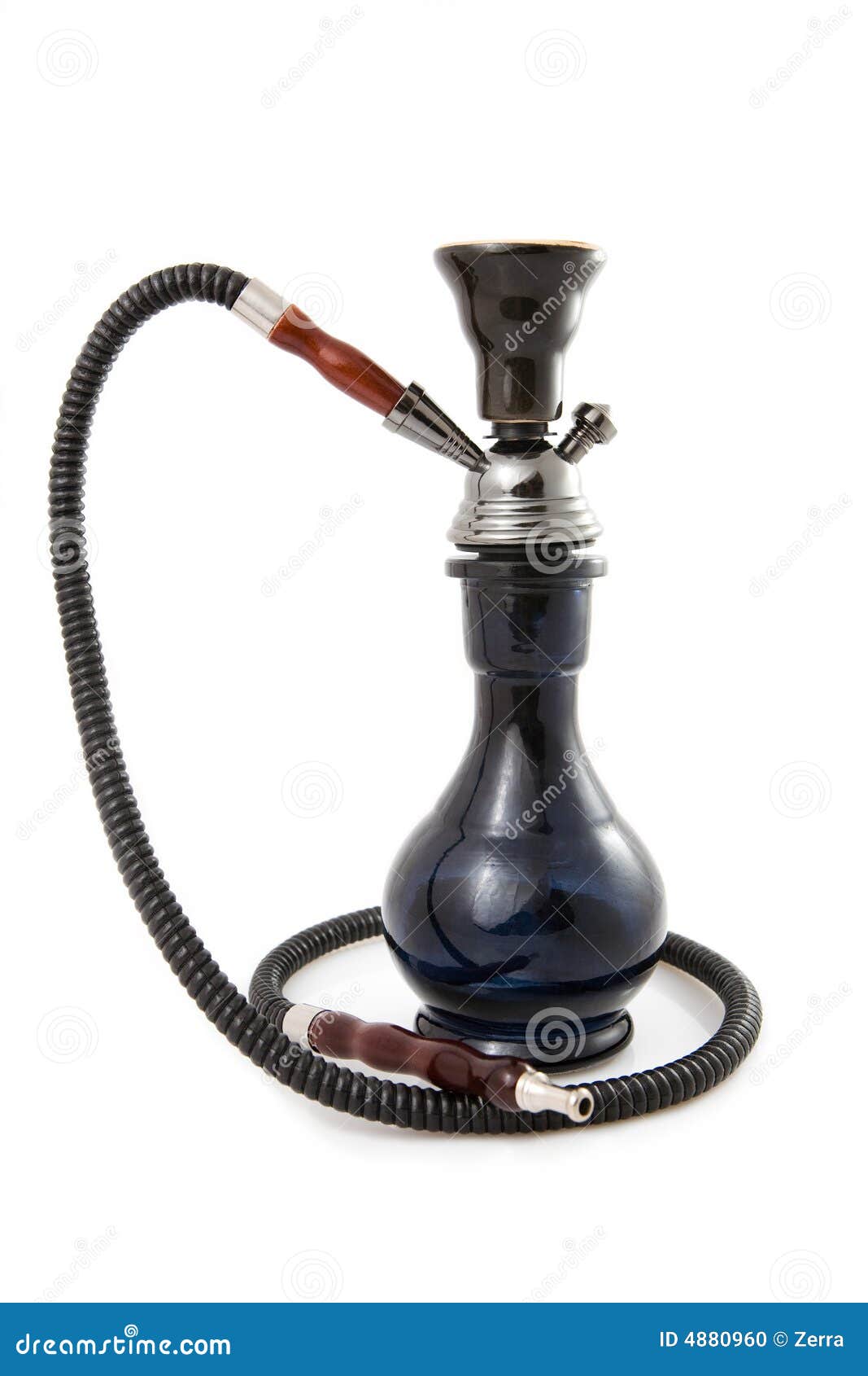 Hookah on white stock photo. Image of tube, calm, shisha - 4880960