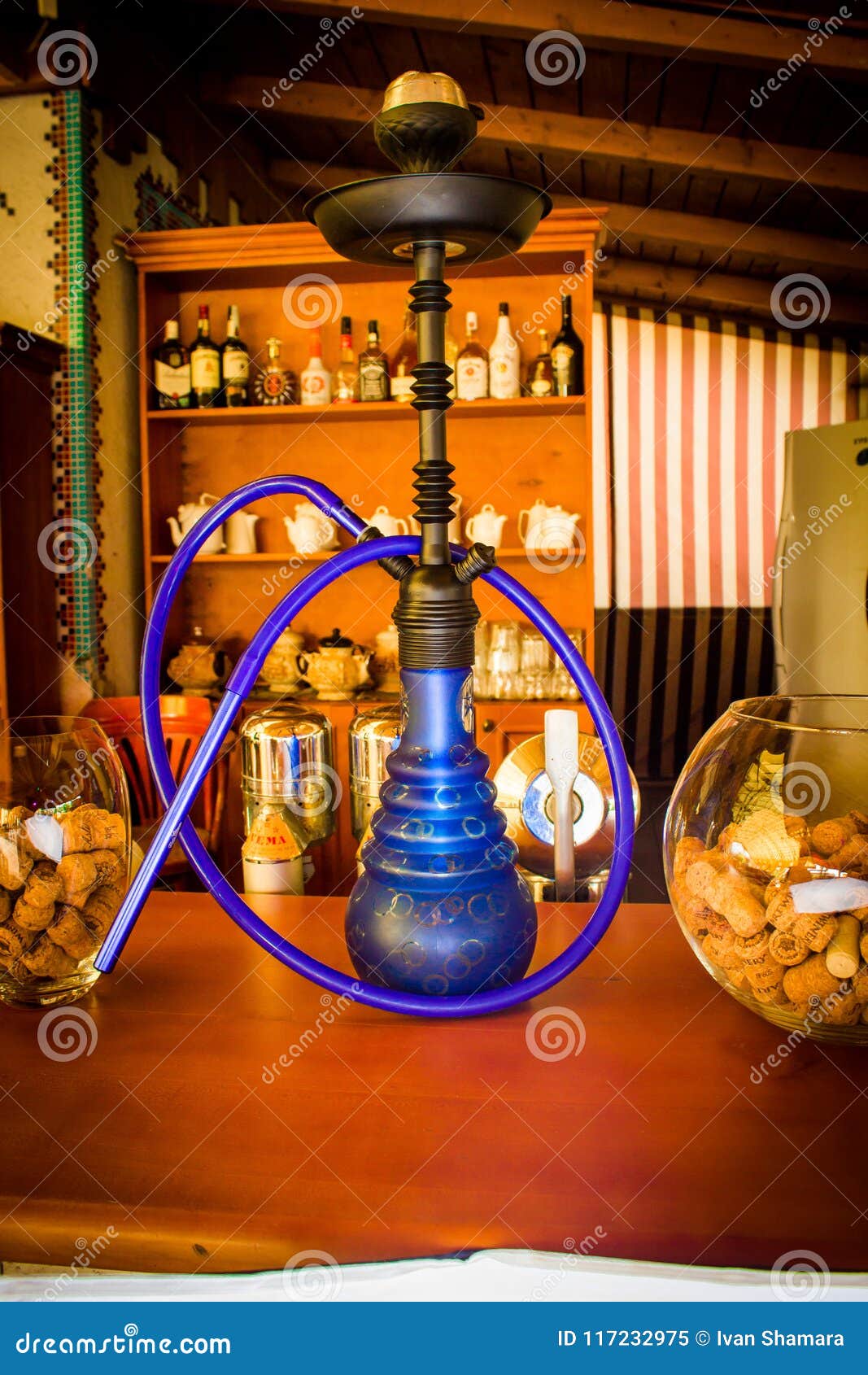 Hookah is on the table... editorial image. Image of tablenhookah ...