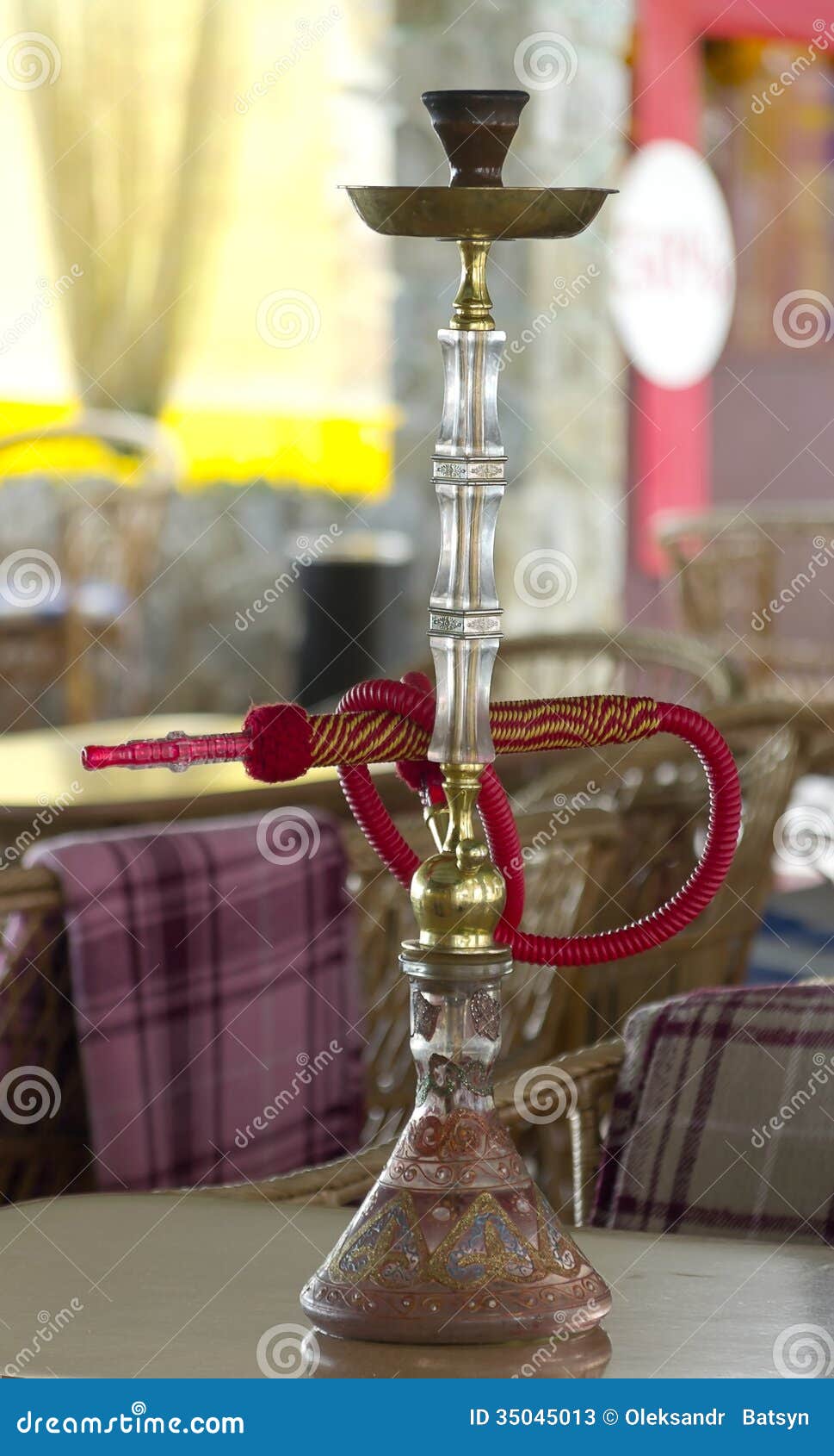 Hookah on a table stock image. Image of apartment, culture - 35045013