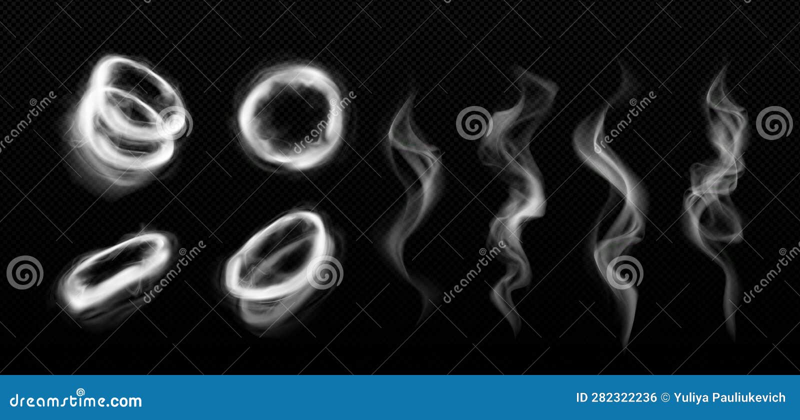 Smoke Circle Fire Cartoon Vector Illustration | CartoonDealer.com ...