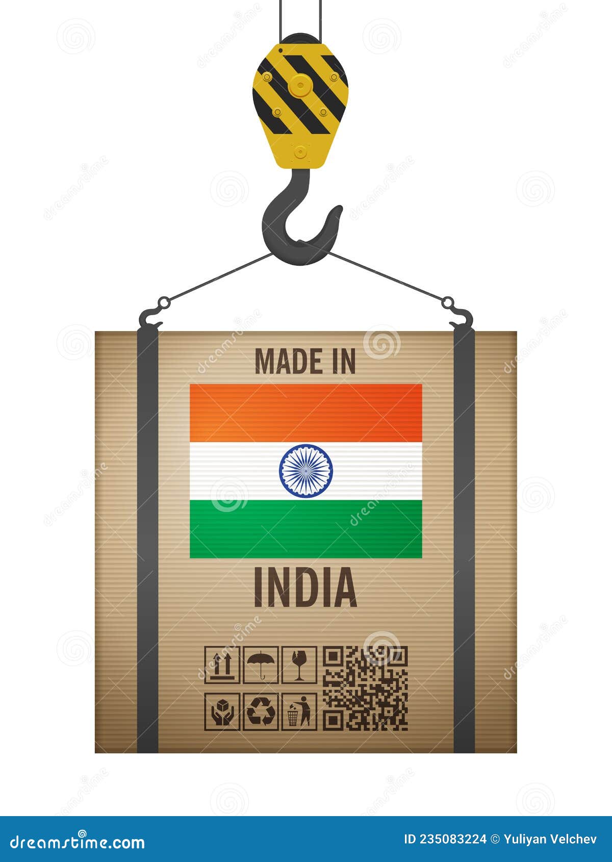 3d India Map With Cardboard Boxes Royalty-Free Stock Photo ...
