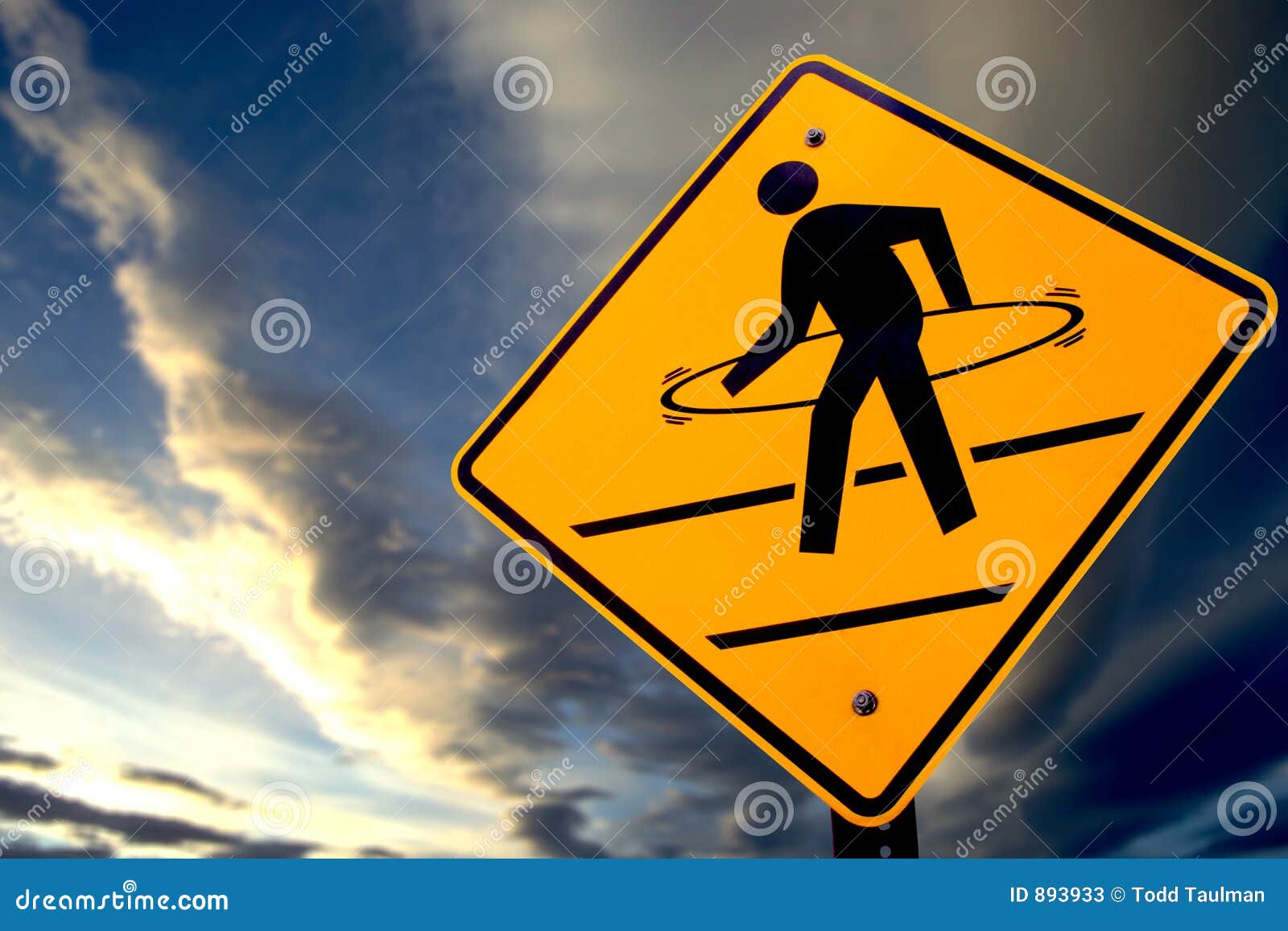 Hoola Hoop Crossing stock image. Image of crosswalk, sign - 893933