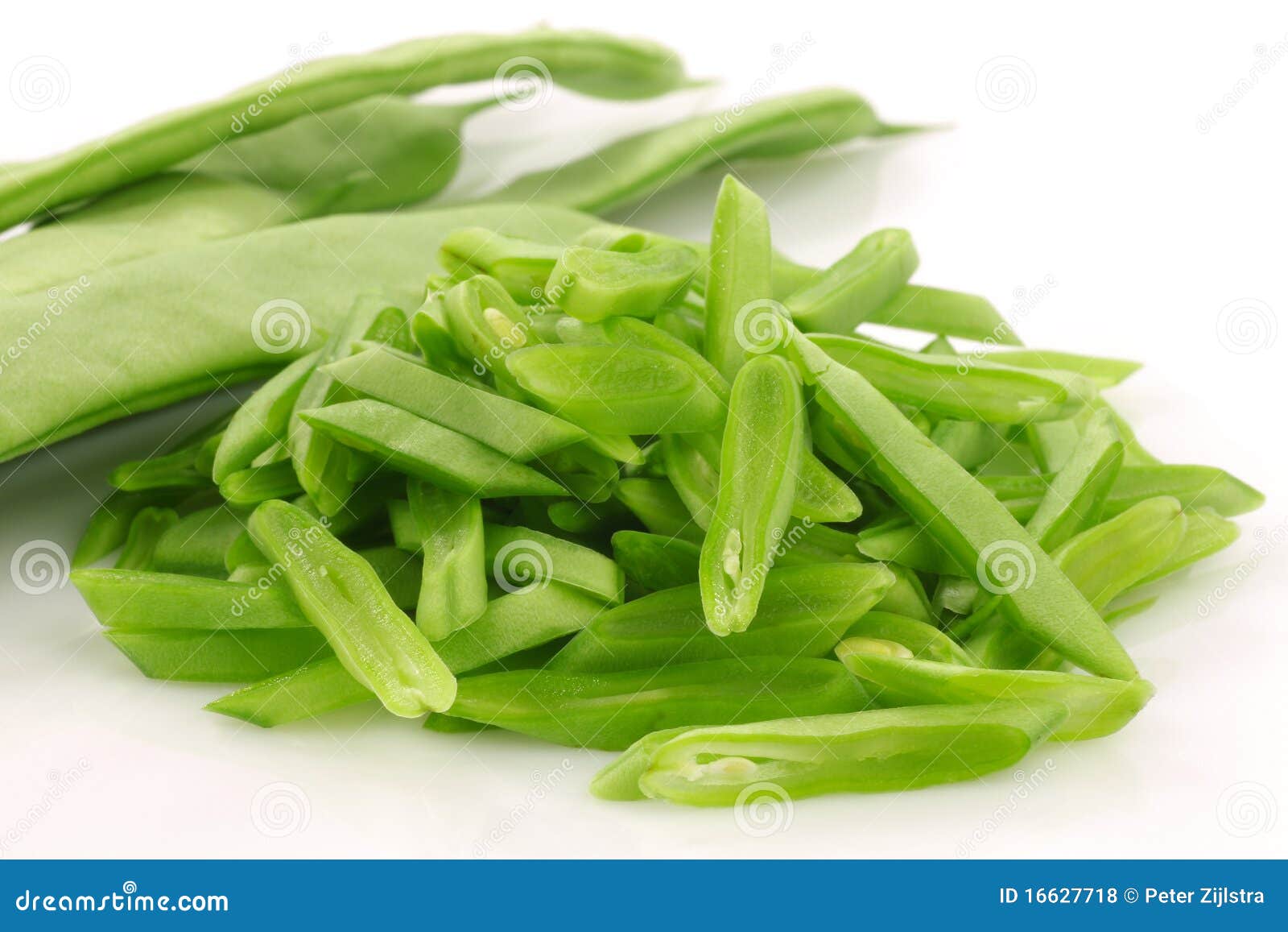 Hoop Van Gesneden Snijbonen Stock Foto - Image of vitaminen, bonen ...