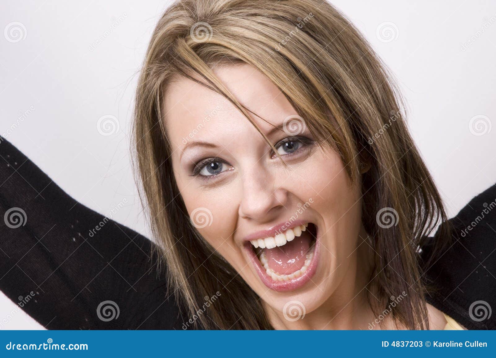 Hooray stock image. Image of beautiful, caucasian, fresh - 4837203