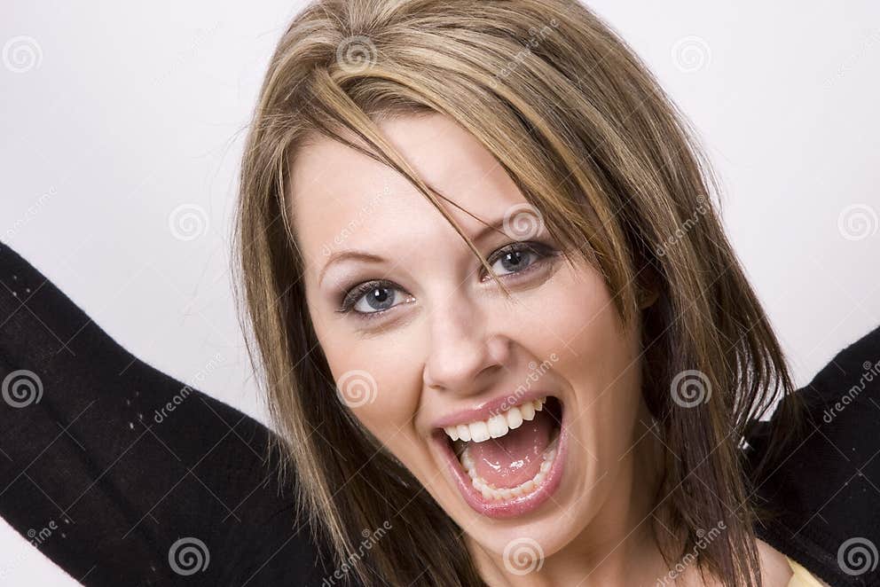 Hooray stock image. Image of beautiful, caucasian, fresh - 4837203