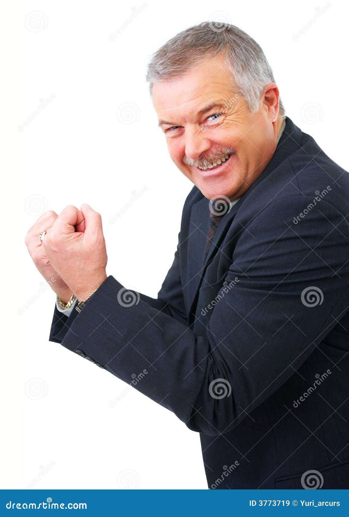 Hooray we did it! stock image. Image of positive, businessperson - 3773719
