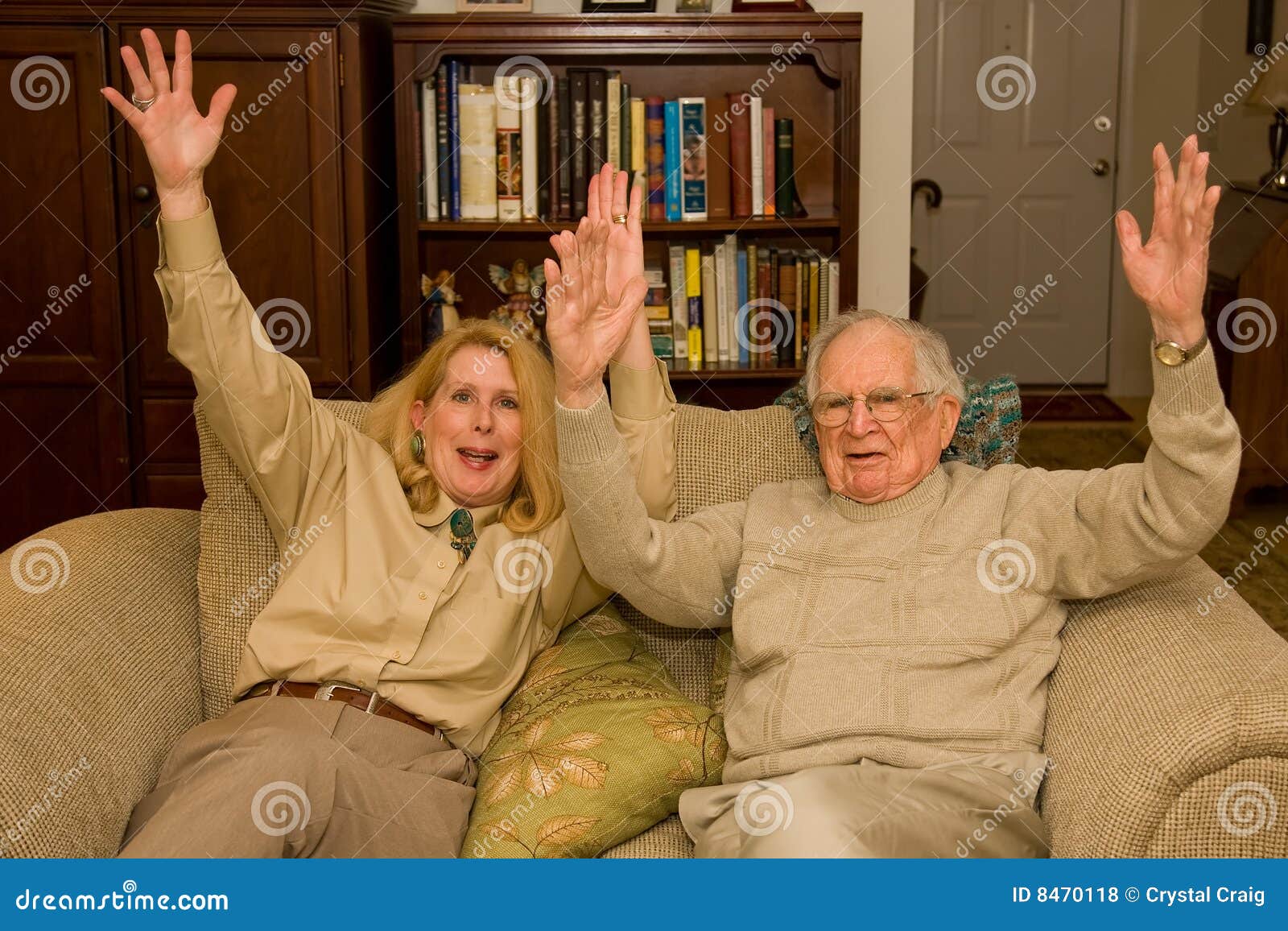 Hooray Hands Up Stock Photography | CartoonDealer.com #8470118