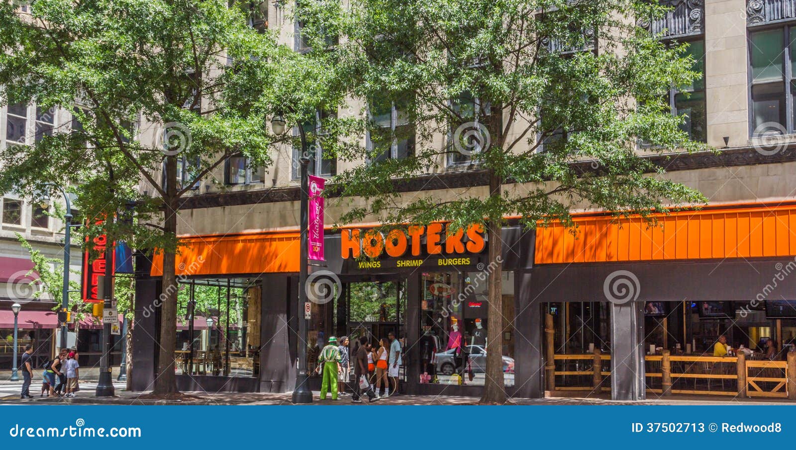 Hooters Atlanta foto de stock editorial. Imagem de equipamentos - 37502713