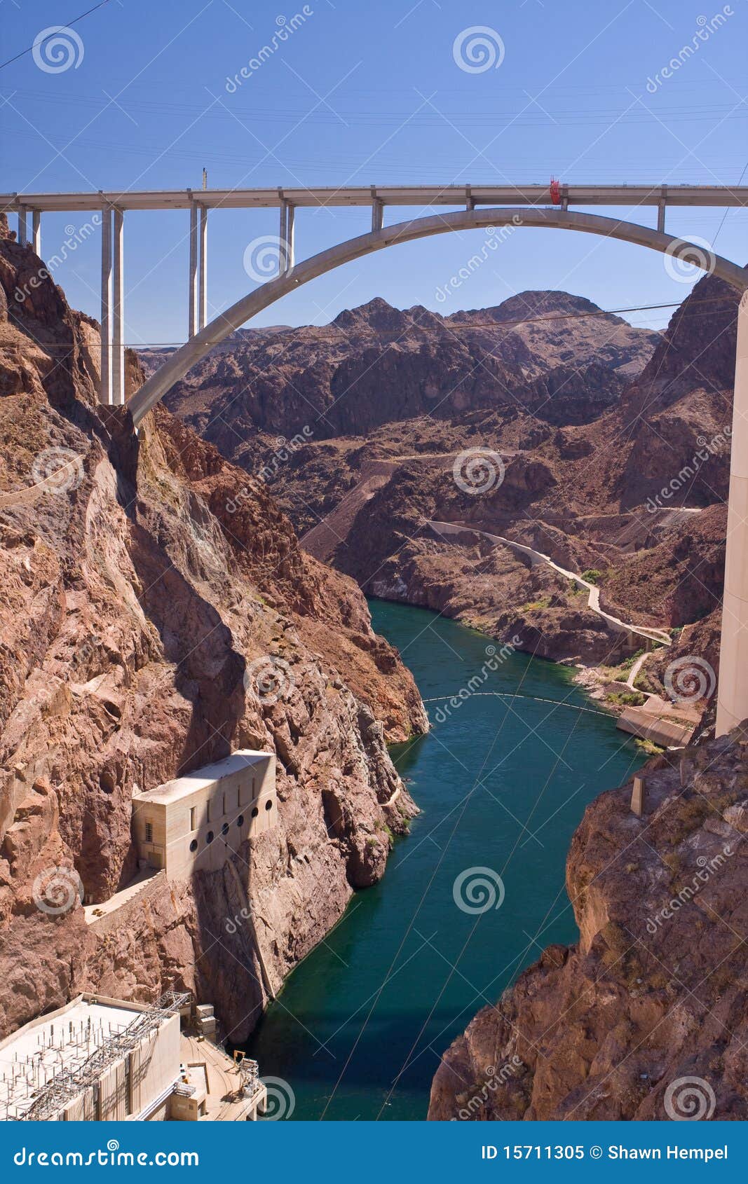 Hoover Dam Bypass Bridge Royalty-Free Stock Photo | CartoonDealer.com ...