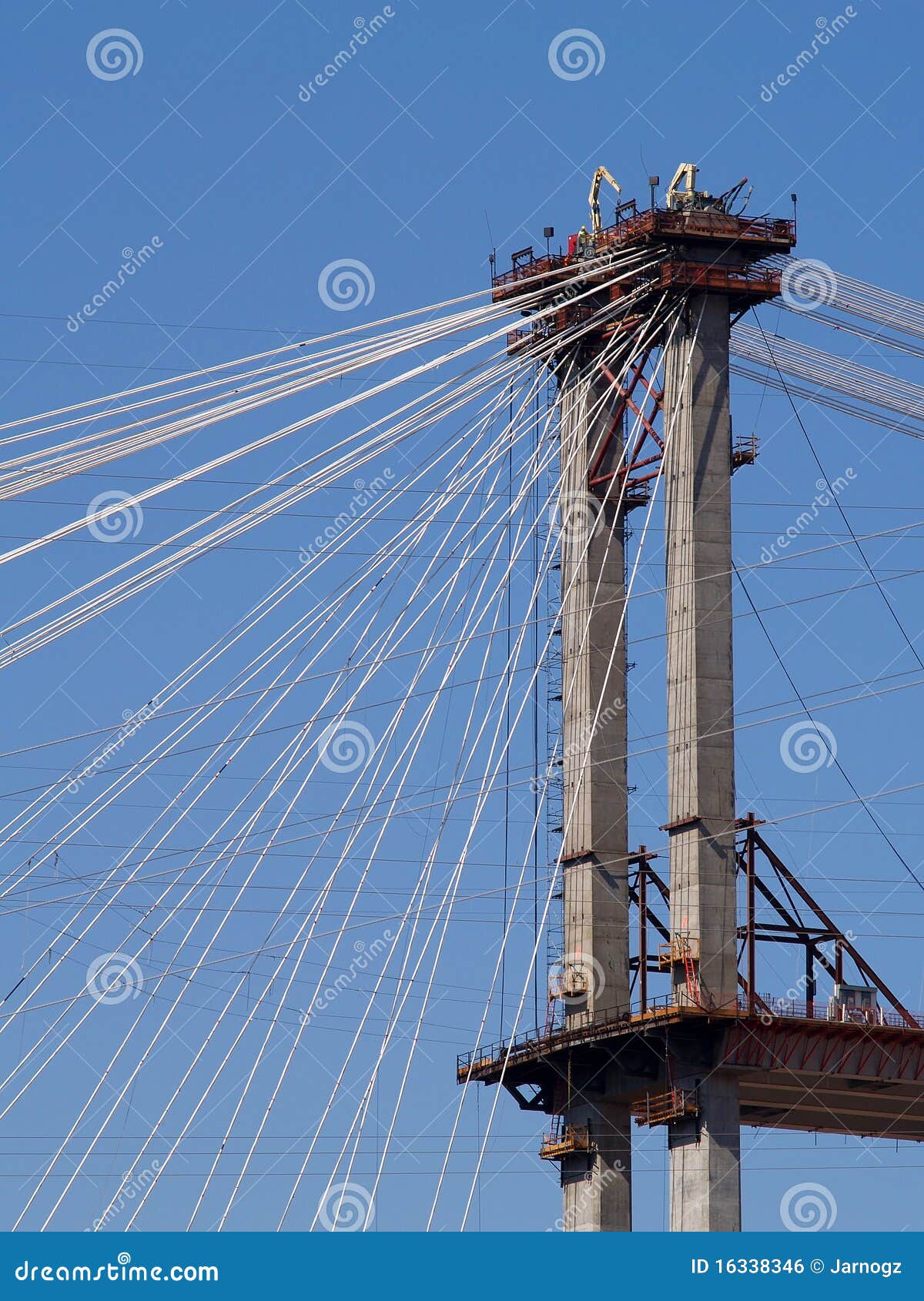 Hoover Dam Bypass Bridge stock photo. Image of engineering - 16338346