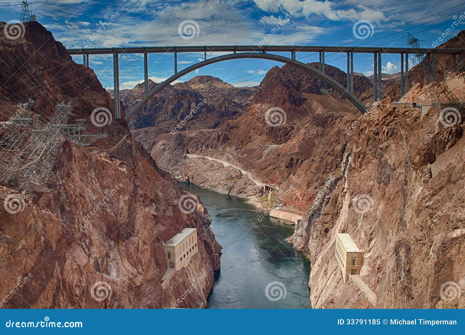 Hoover Dam Bypass Bridge Royalty-Free Stock Photo | CartoonDealer.com ...