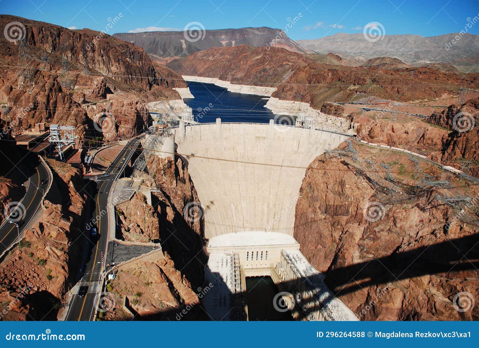 Hoover Dam and Colorado River in the Background Editorial Stock Photo ...