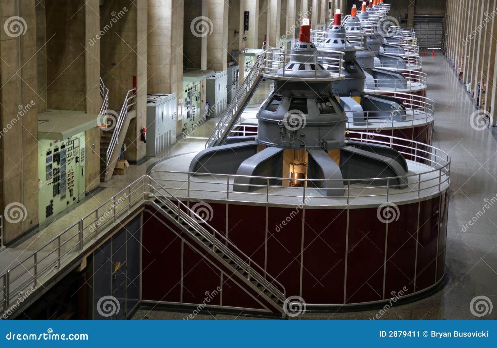 Hoover Dam Generators stock image. Image of river, landmark - 2879411