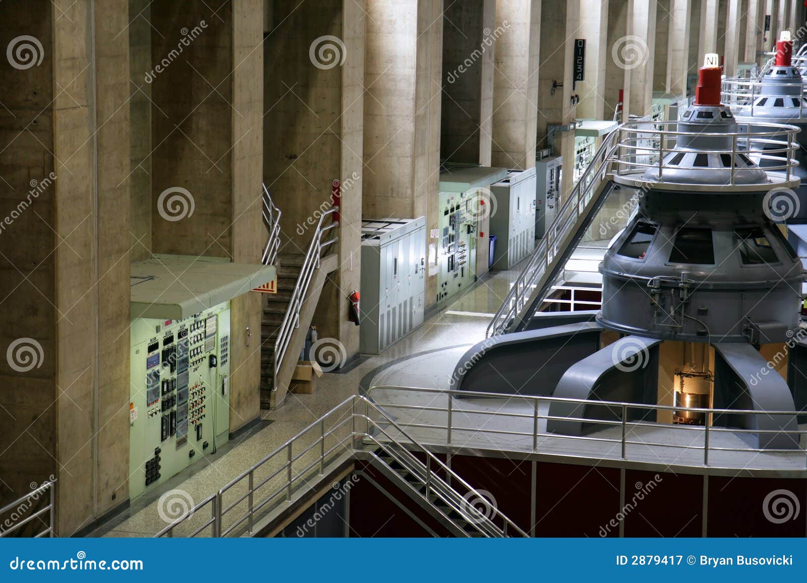 Hoover Dam Generators stock image. Image of electricity - 2879417