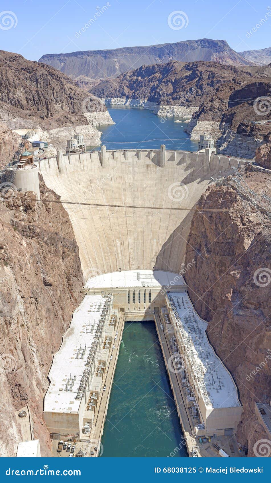 Hoover Dam High Quality Vertical Panorama Stock Image - Image of view ...