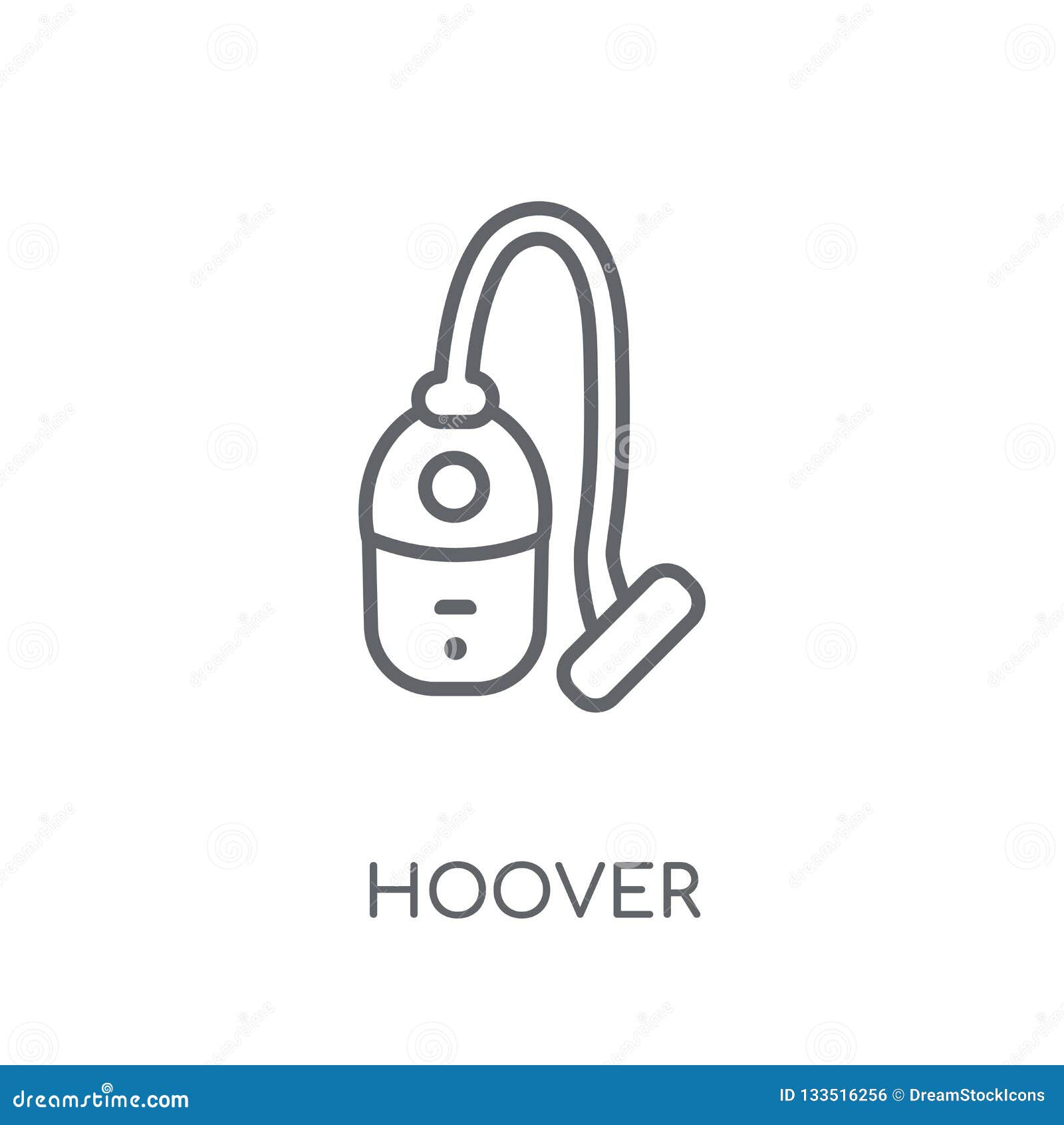 Hoover Linear Icon. Modern Outline Hoover Logo Concept On White Vector ...