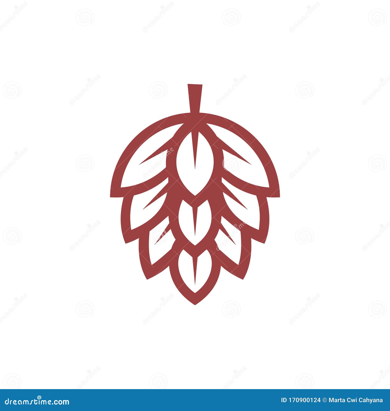 Hop Emblem Icon Label Logo. Vector Illustration Stock Vector ...