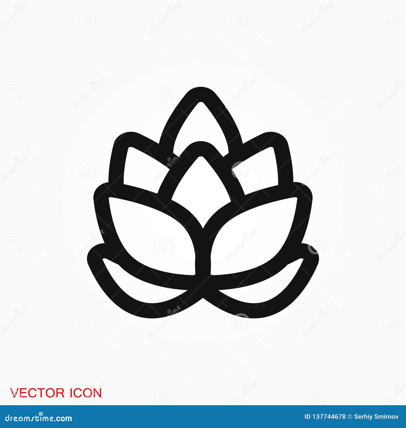Hop Icon Logo, Illustration, Vector Sign Symbol for Design Stock ...