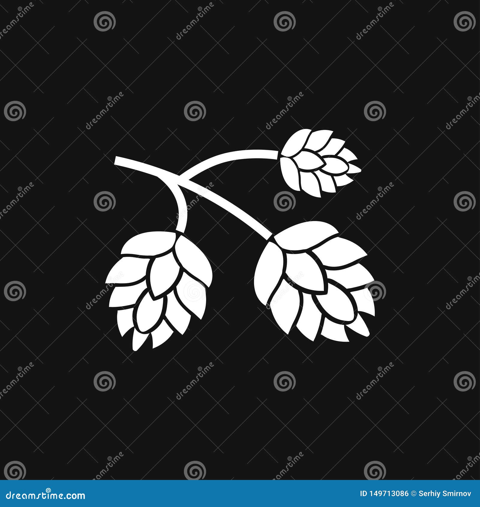 Hop Icon Logo, Illustration, Vector Sign Symbol for Design Stock ...