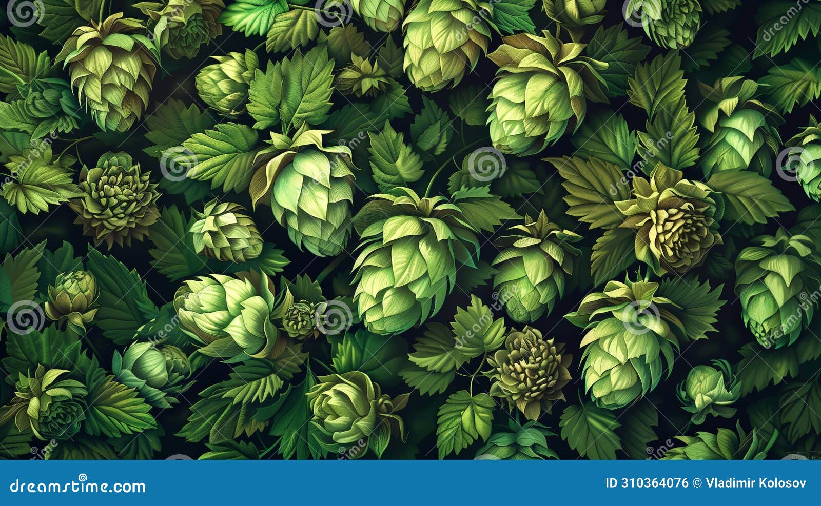 Hop Patterns Reduce Overcrowding, Creating a Hyperreal Effect. Stock ...