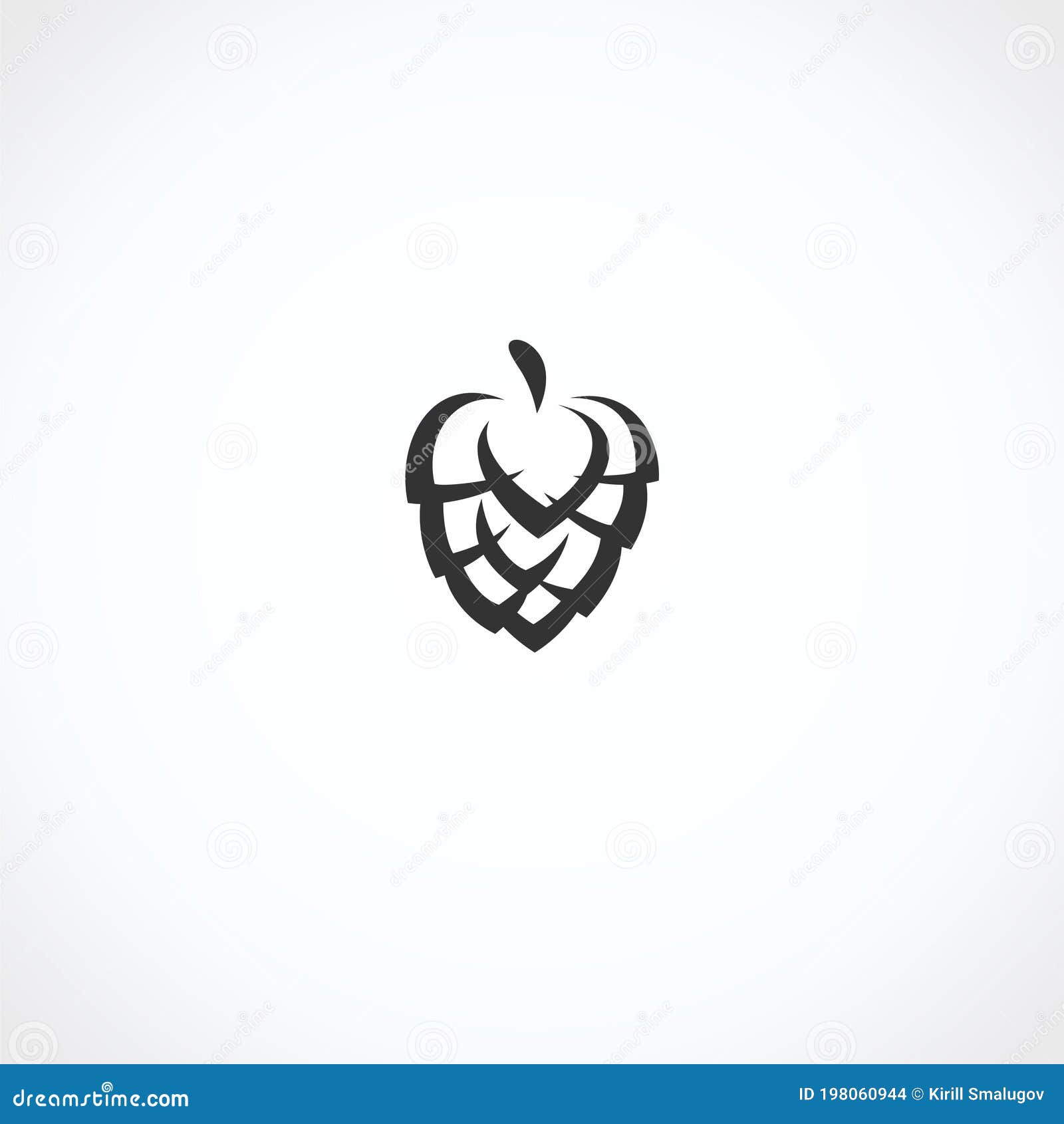 Hop Set. Collection Icon Hops Stock Vector - Illustration of green ...