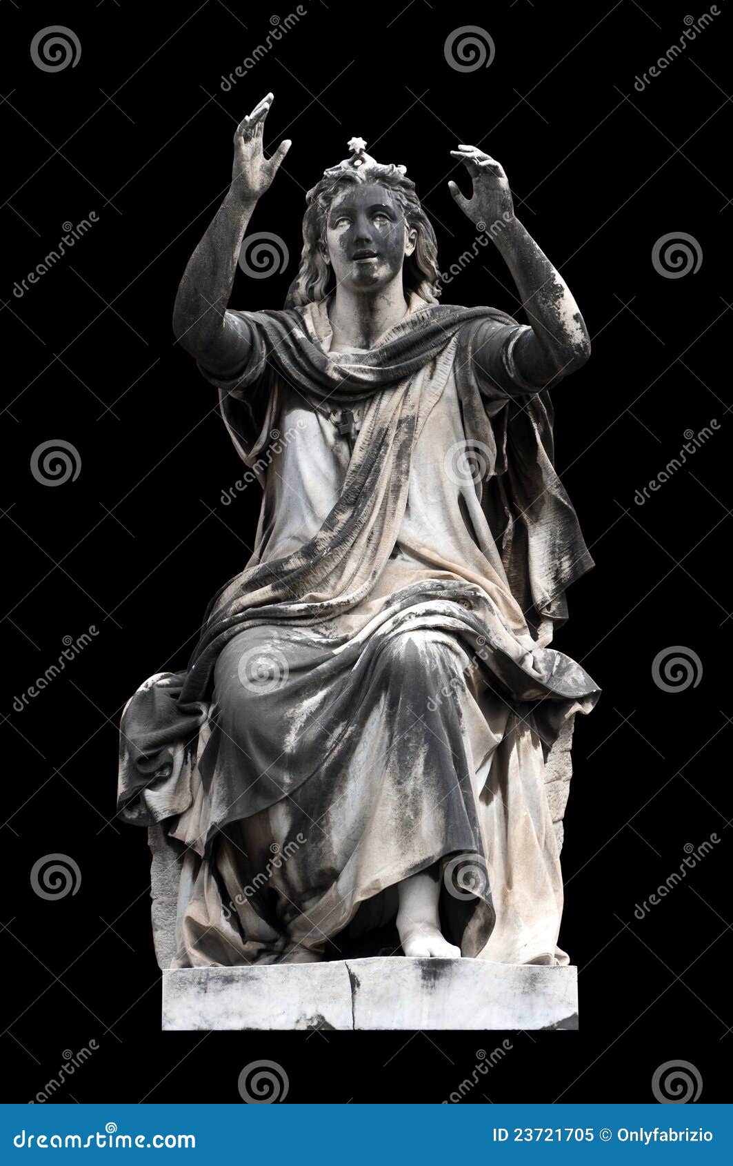Hope stock image. Image of statue, close, front, campo - 23721705