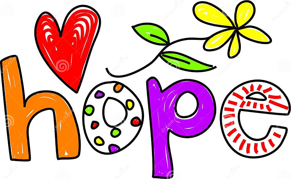 Hope stock vector. Illustration of decoration, greeting - 4115020
