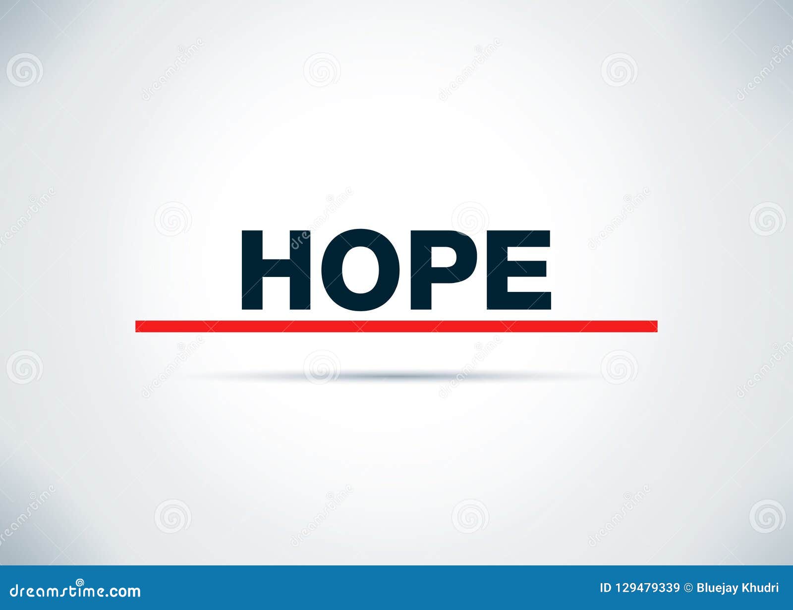 Hope Abstract Flat Background Design Illustration Stock Illustration ...