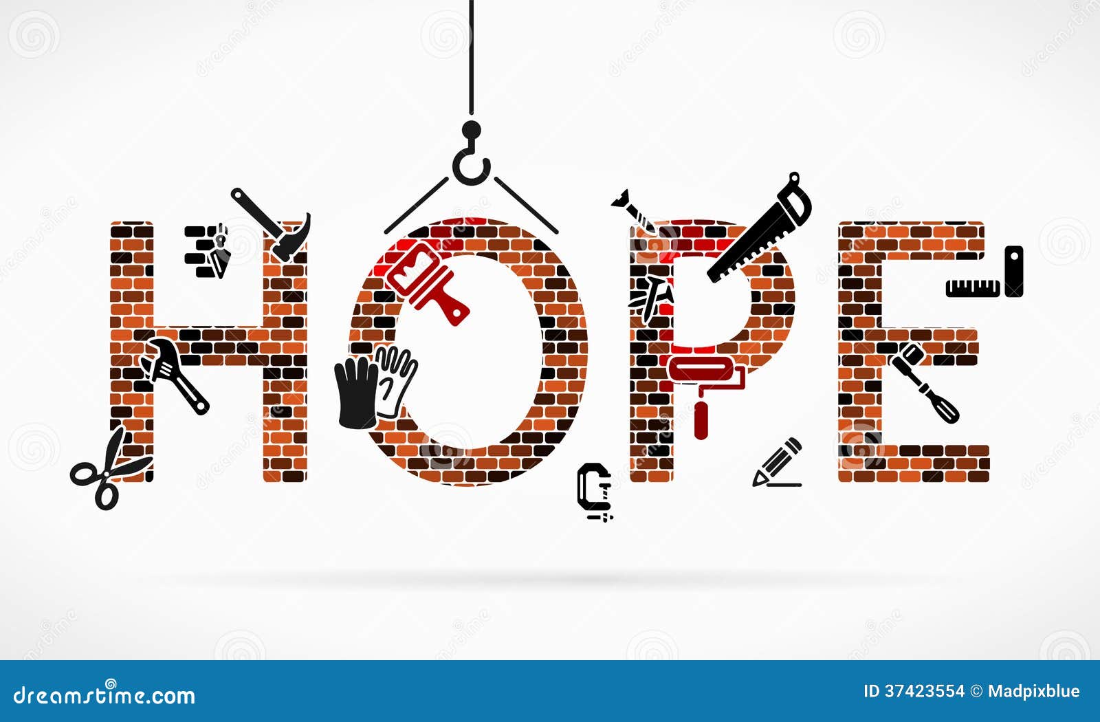 Hope stock vector. Illustration of idea, computer, icon - 37423554