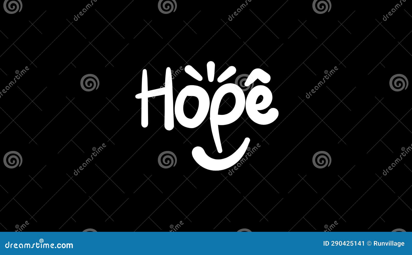 Hope - Typography Design about Hope Concept Stock Video - Video of ...