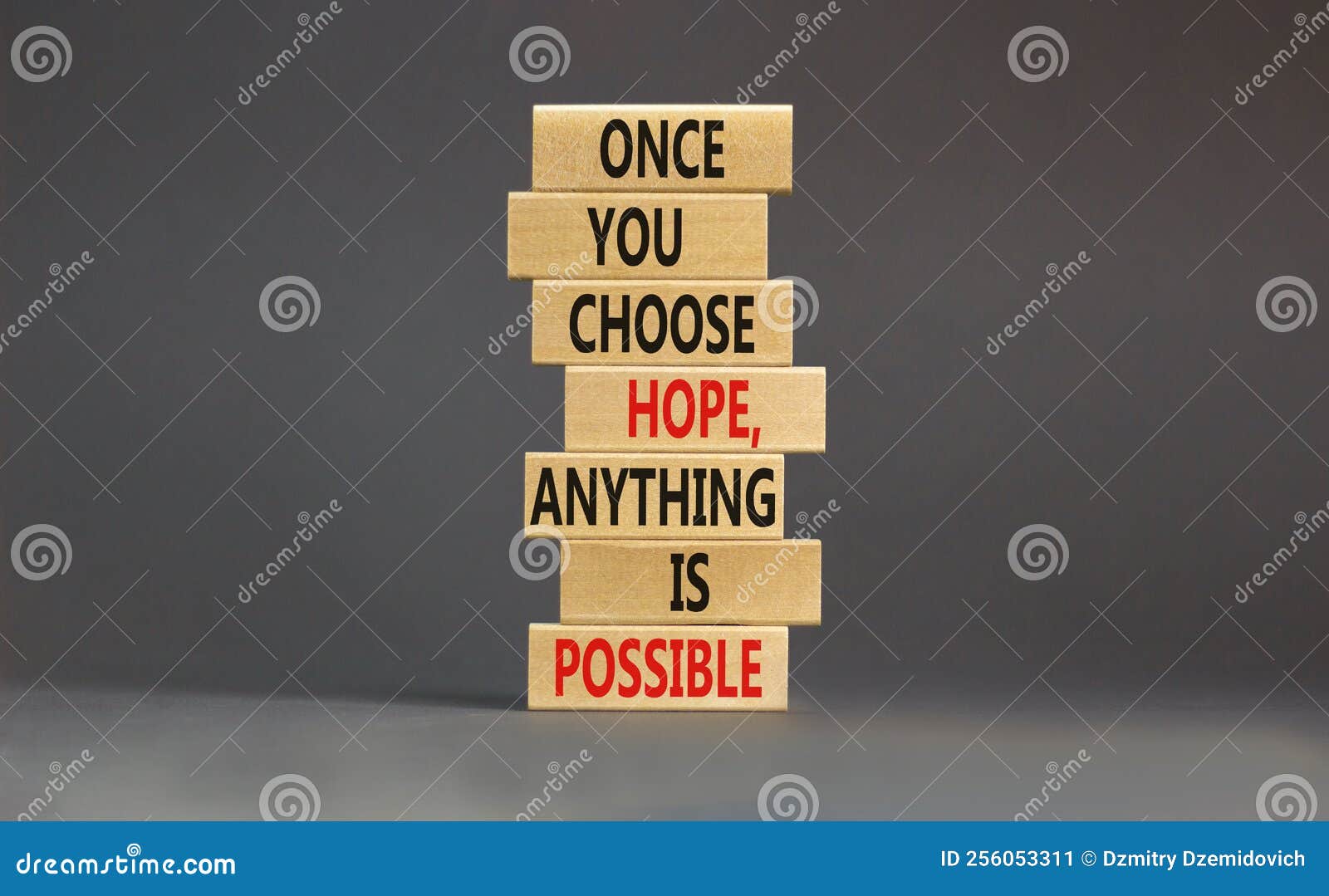 Hope and Anything is Possible Symbol. Concept Words Once You Choose ... Hope and Anything is Possible Symbol. Concept Words Once You Choose ...