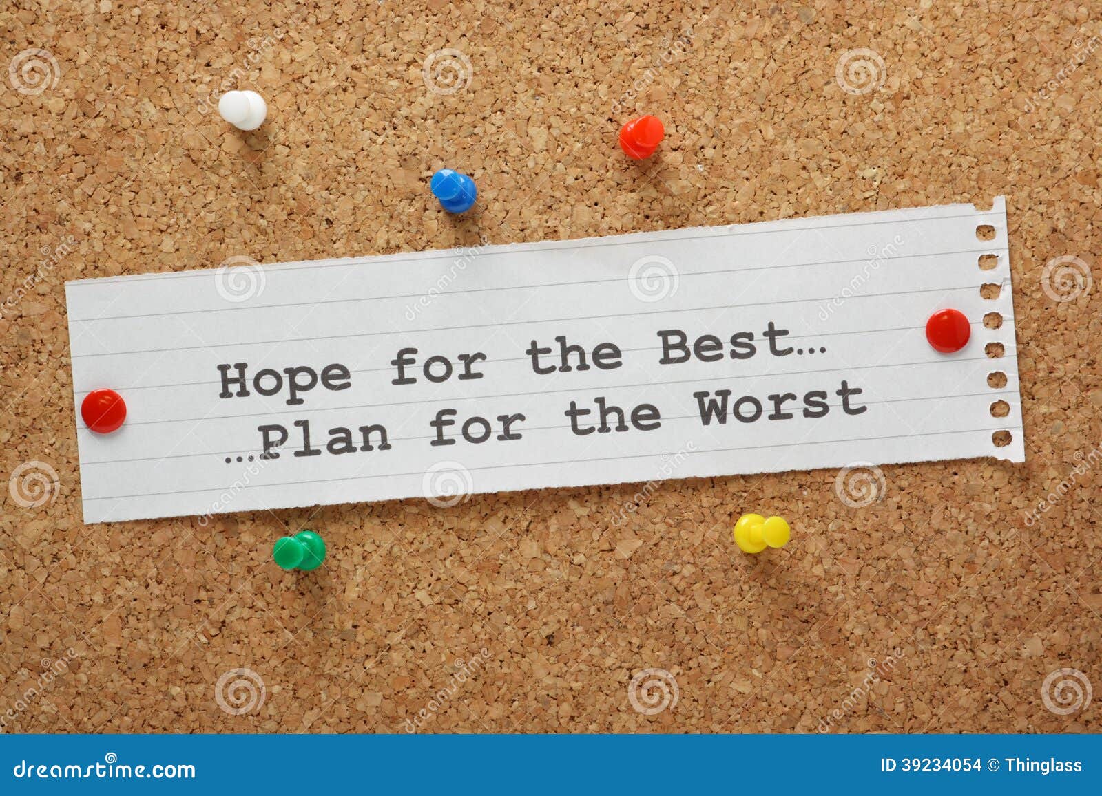 Hope for the Best stock photo. Image of reminder, notice - 39234054