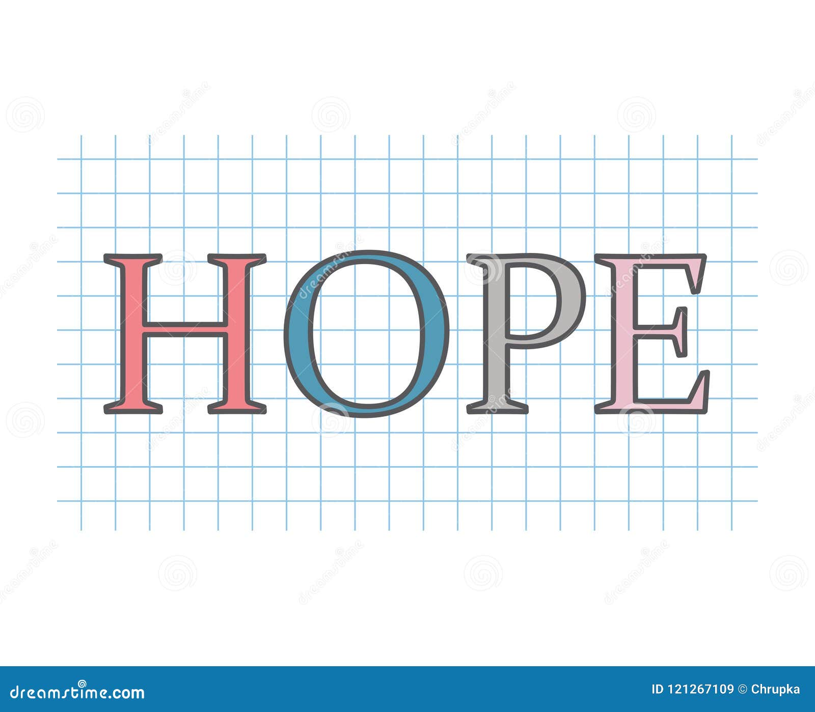 Hope Concept- Vector Illustration Stock Vector - Illustration of ...