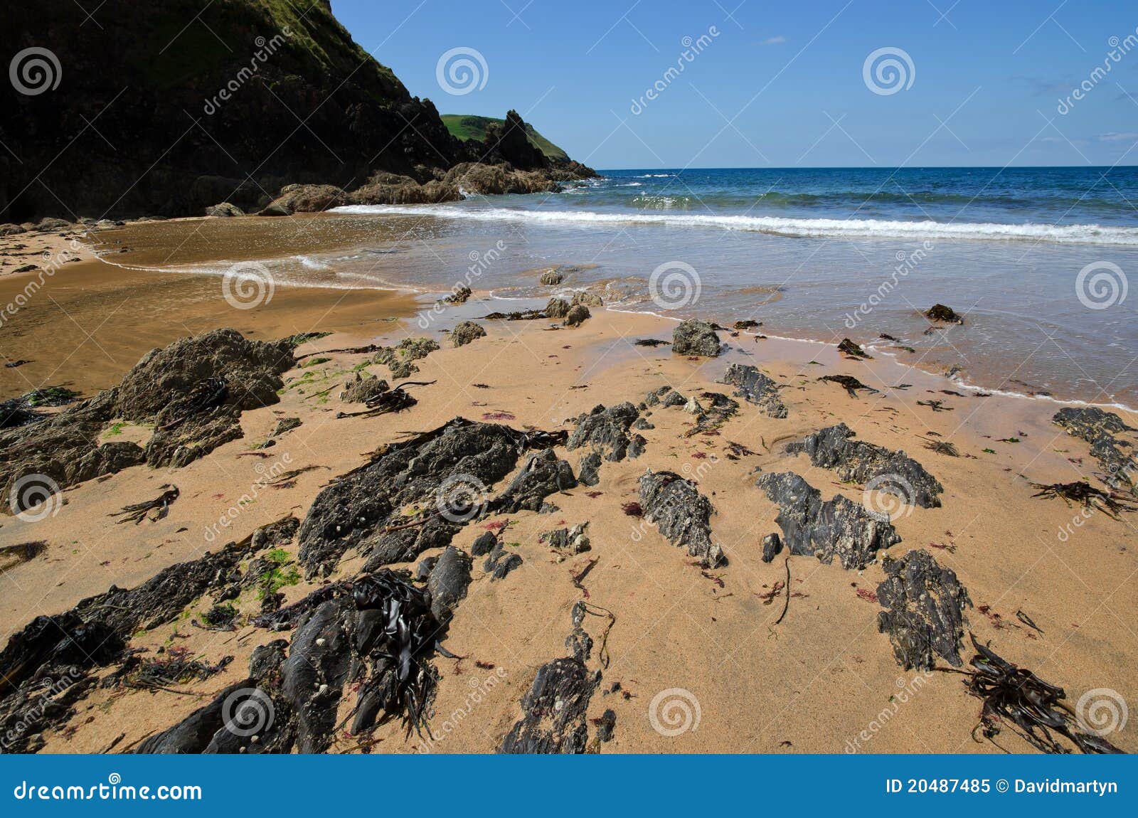 Hope cove stock image. Image of rocky, seascape, inlet - 20487485