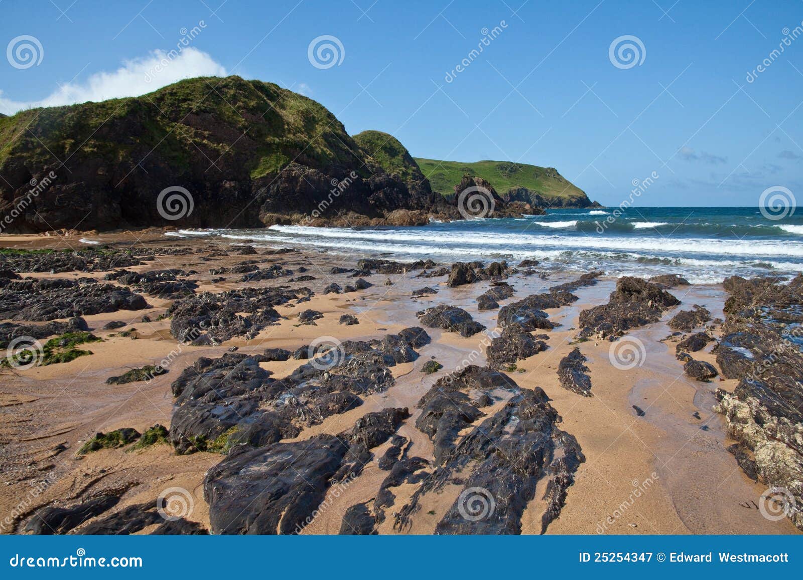 Hope cove, Devon, England. stock image. Image of travel - 25254347