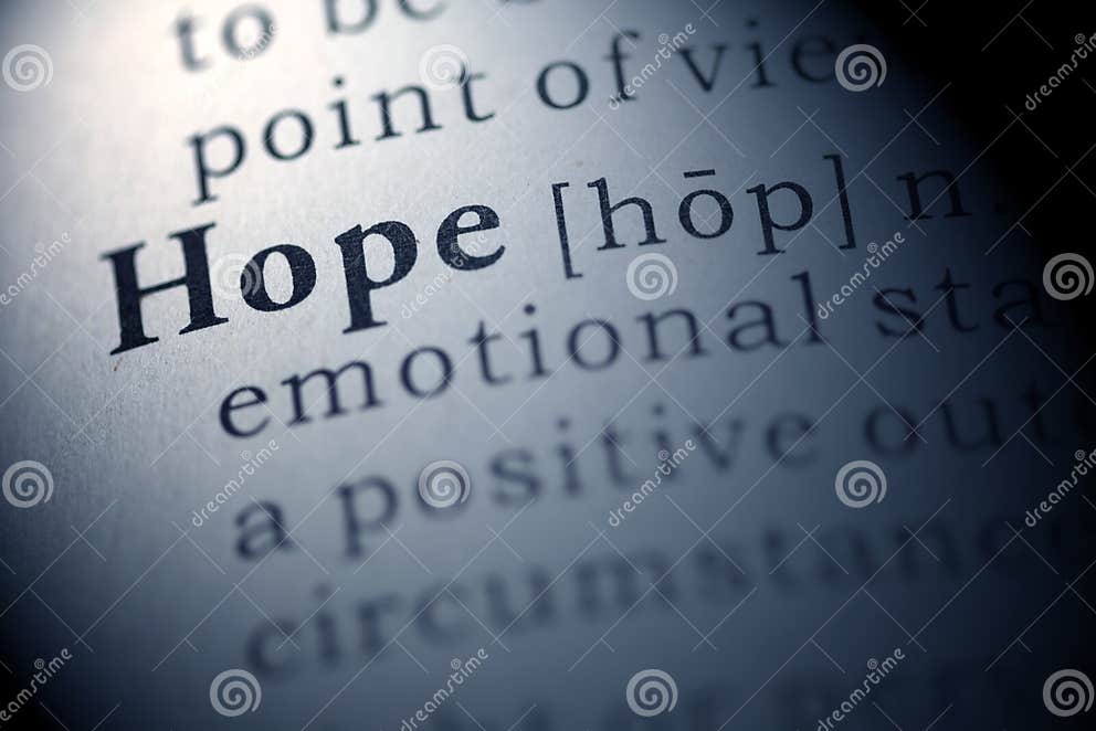 Hope stock image. Image of paper, printing, closeup, hope - 31592537