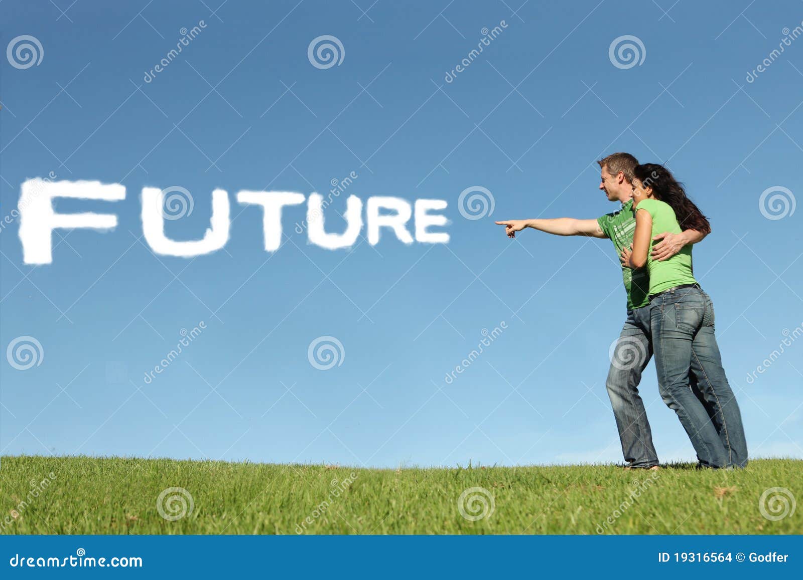 Hope for future stock photo. Image of dreaming, couple - 19316564
