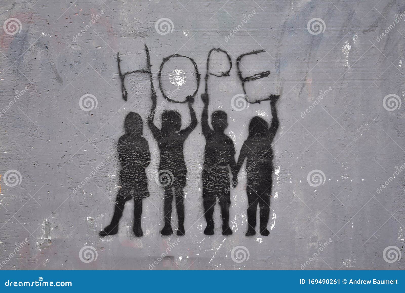 Hope In Graffiti Letters