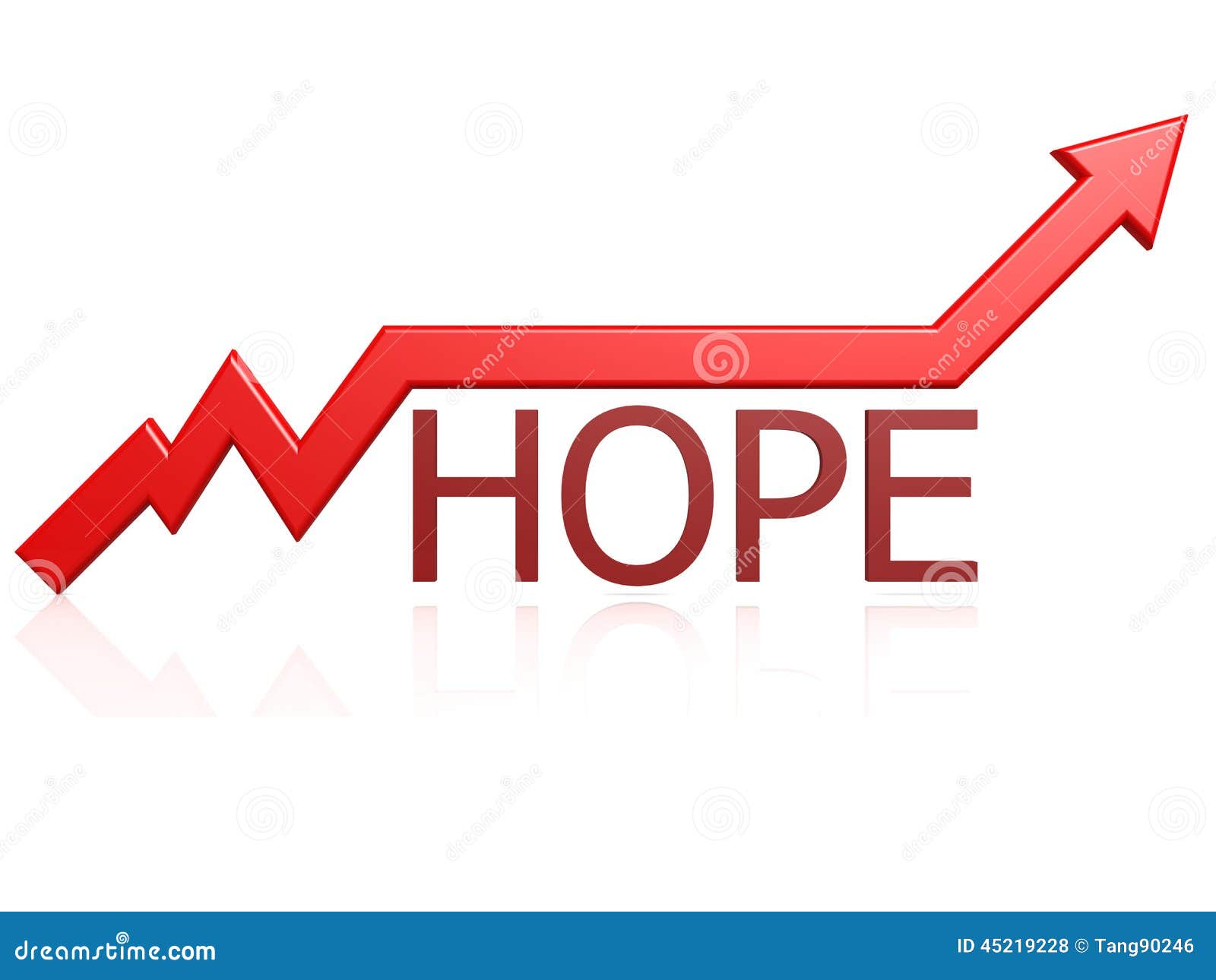 Hope graph stock illustration. Illustration of prospect - 45219228