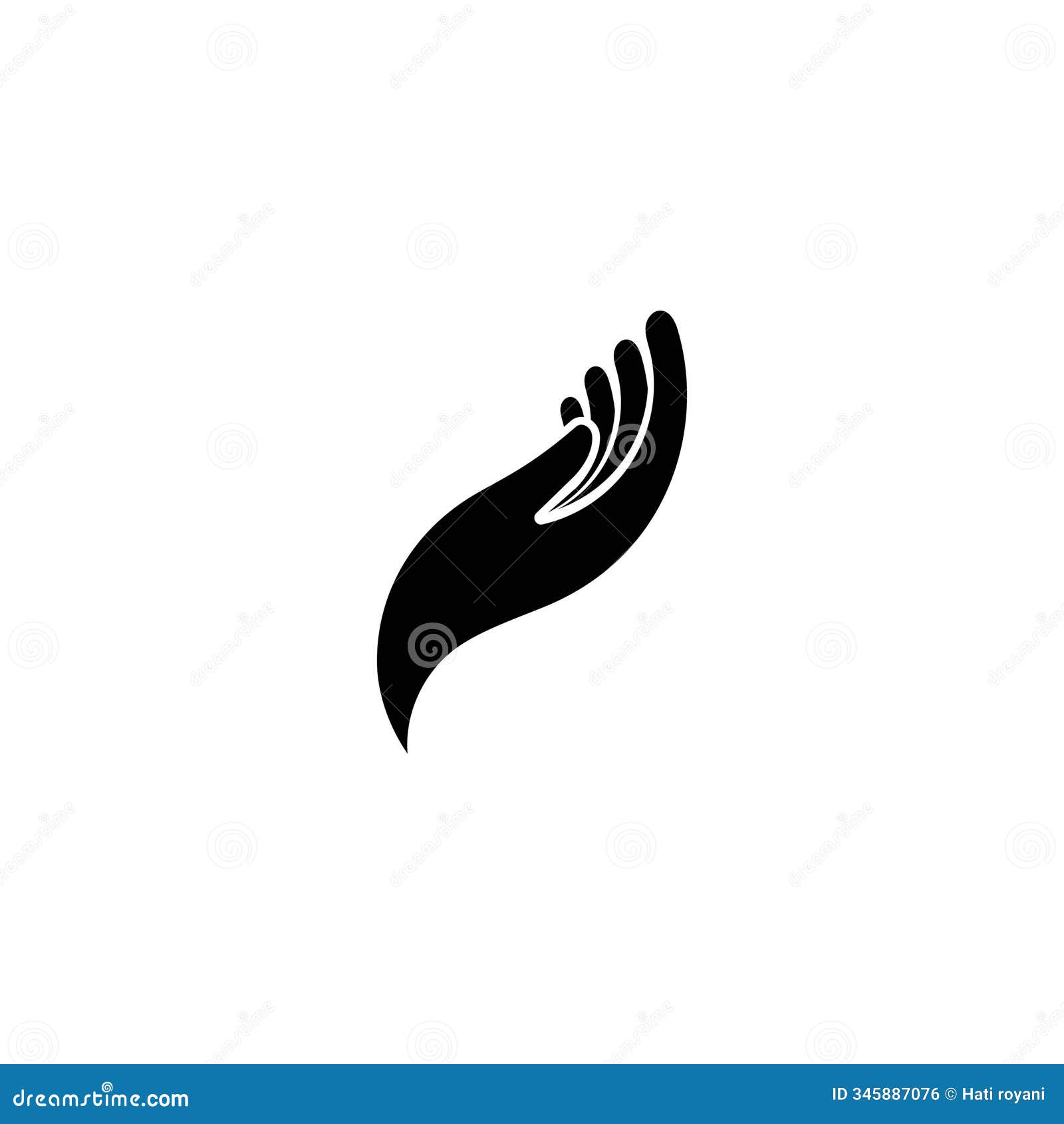 Hope Hand Logo Symbol Vector Image Stock Vector - Illustration of ...