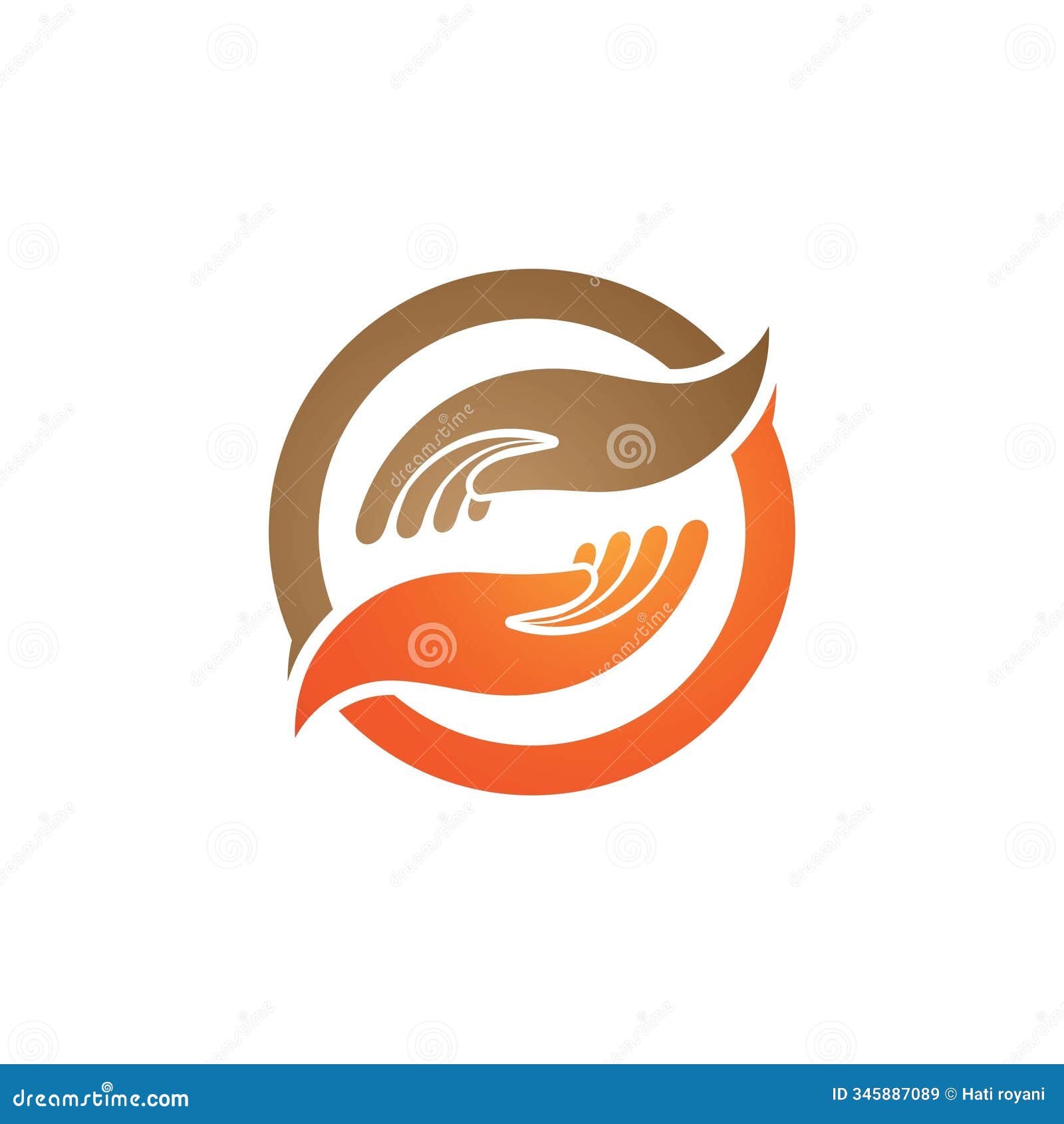 Hope Hand Logo Symbol Vector Image Stock Vector - Illustration of ...