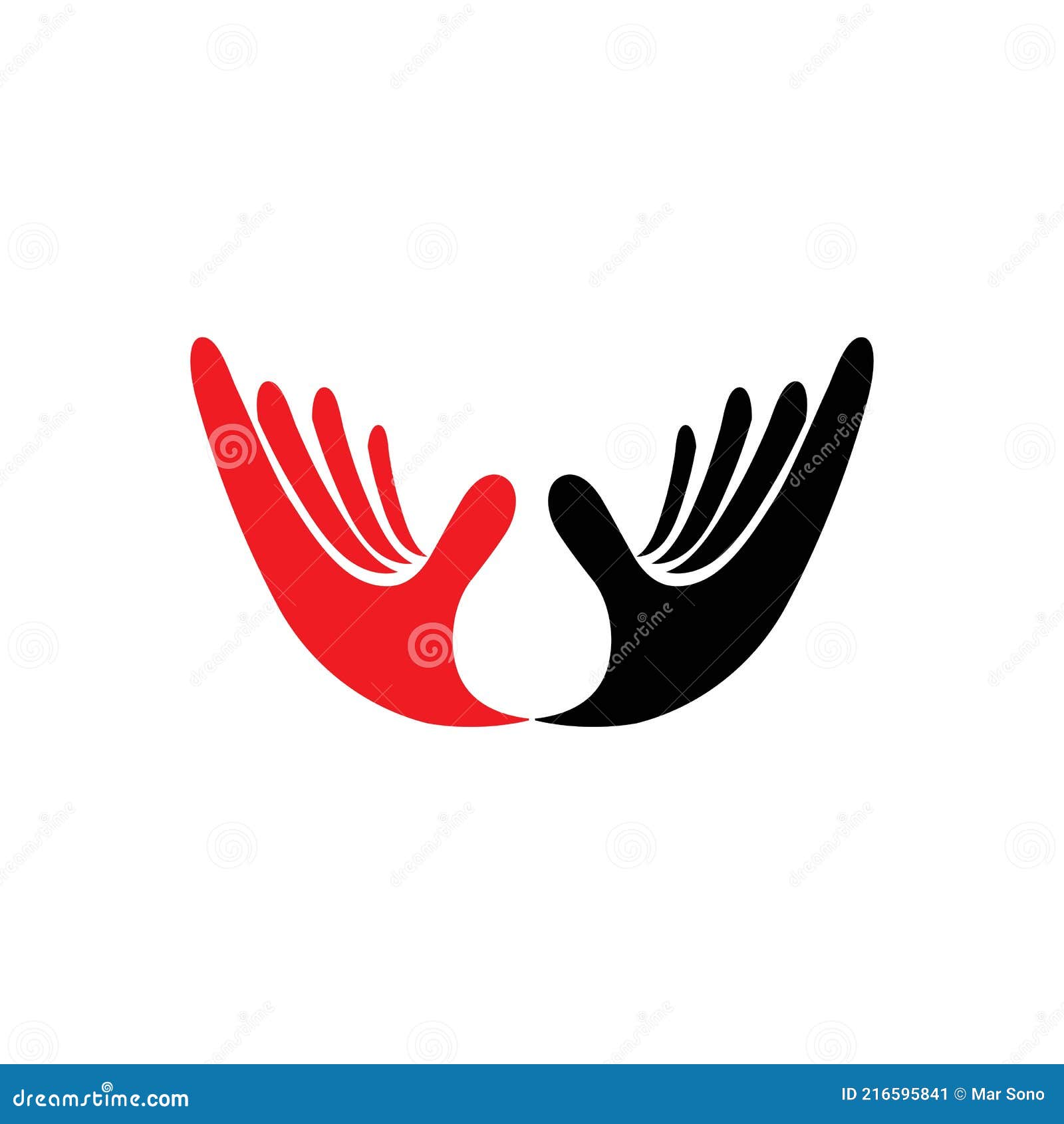 Hope Hand Logo Symbol Vector Image Stock Vector - Illustration of ...