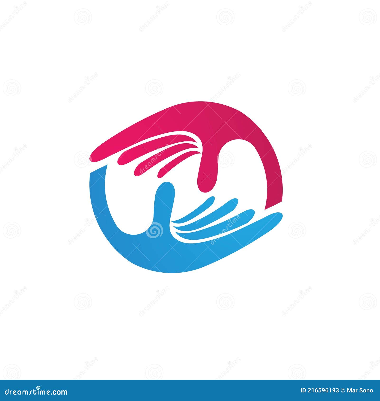 Hope Hand Logo Symbol Vector Image Stock Vector - Illustration of care ...