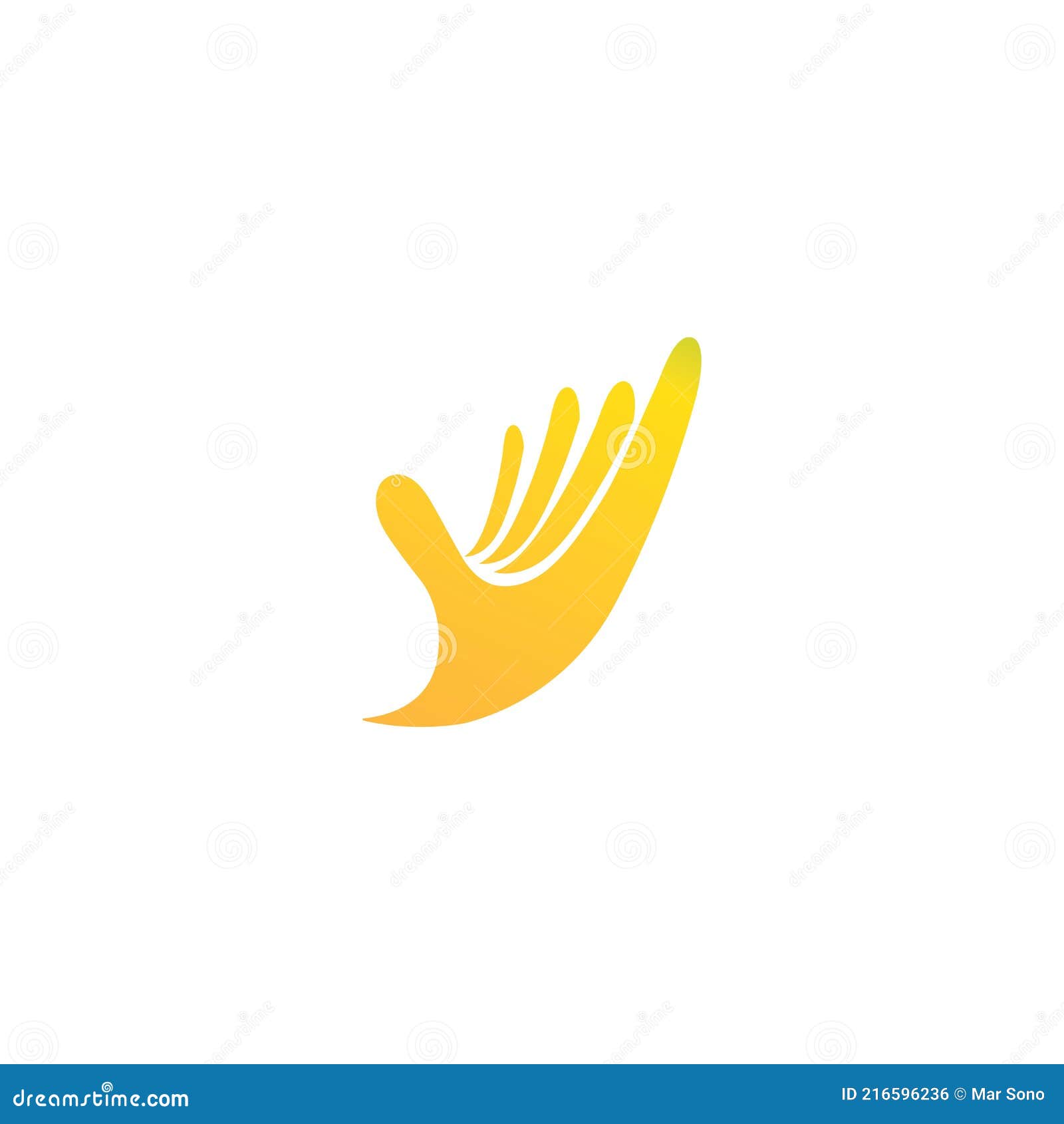 Hope Hand Logo Symbol Vector Image Stock Illustration - Illustration of ...
