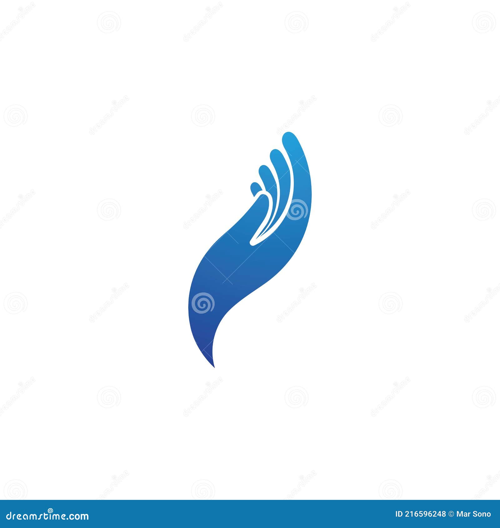 Hope Hand Logo Symbol Vector Image Stock Illustration - Illustration of ...
