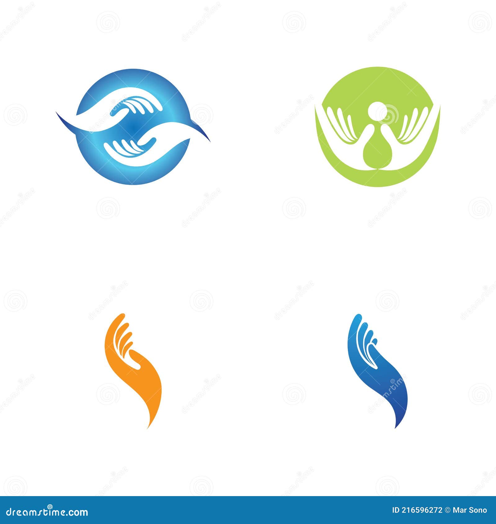 Hope Hand Logo Symbol Vector Image Stock Vector - Illustration of ...